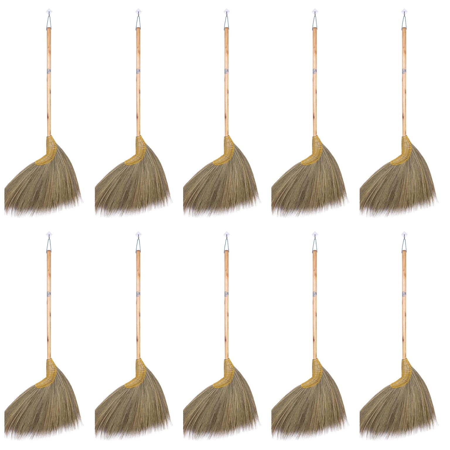 Amazon.com: SN SKENNOVA - 10 Pieces of Asian Broom Whisk Broom Thai ...