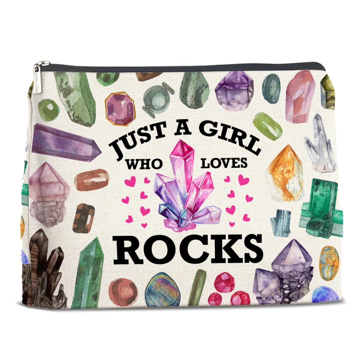 Amazon.com: LGLZSHP Rock Lover Gifts Makeup Bag Gifts for Geologists ...
