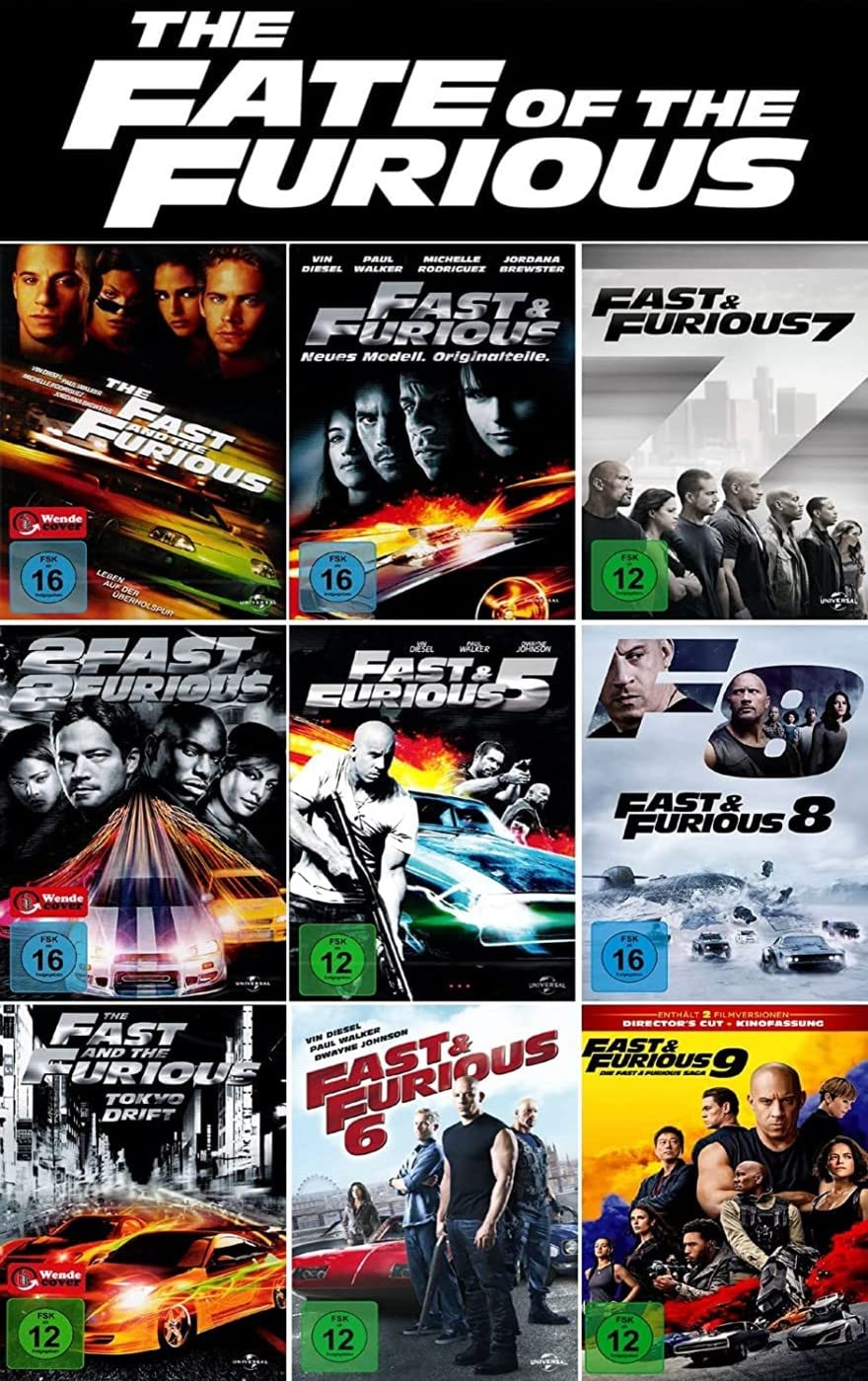 Fast And The Furious Filmreihe