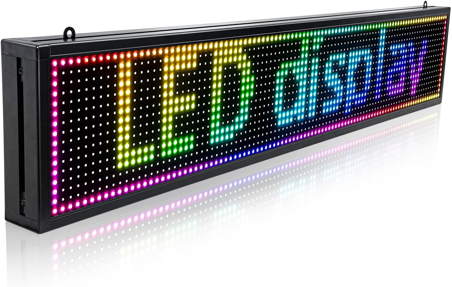 Amazon.com : LED scrolling sign WiFi full color 40x8", programmable ...