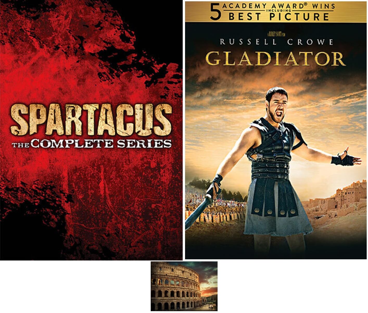 Gladiator Blood & Sand Bundle SPARTACUS THE COMPLETE SERIES and ...