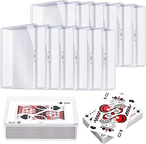 Amazon.com: Kitoyz Playing Deck Card Cases Clear Plastic Trading Card ...