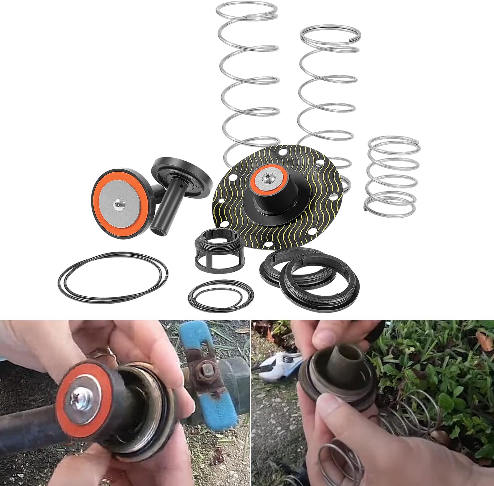 Bydorunce 3/4"-1" Complete Backflow Repair Kit for Zurn Wilkins 975XL ...