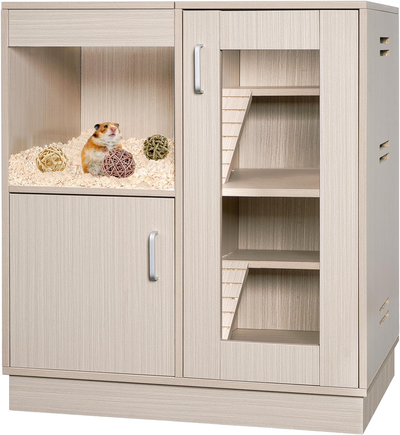 Amazon.com : Hamster Cage Furniture with Storage Cabinet, Guinea Pig ...