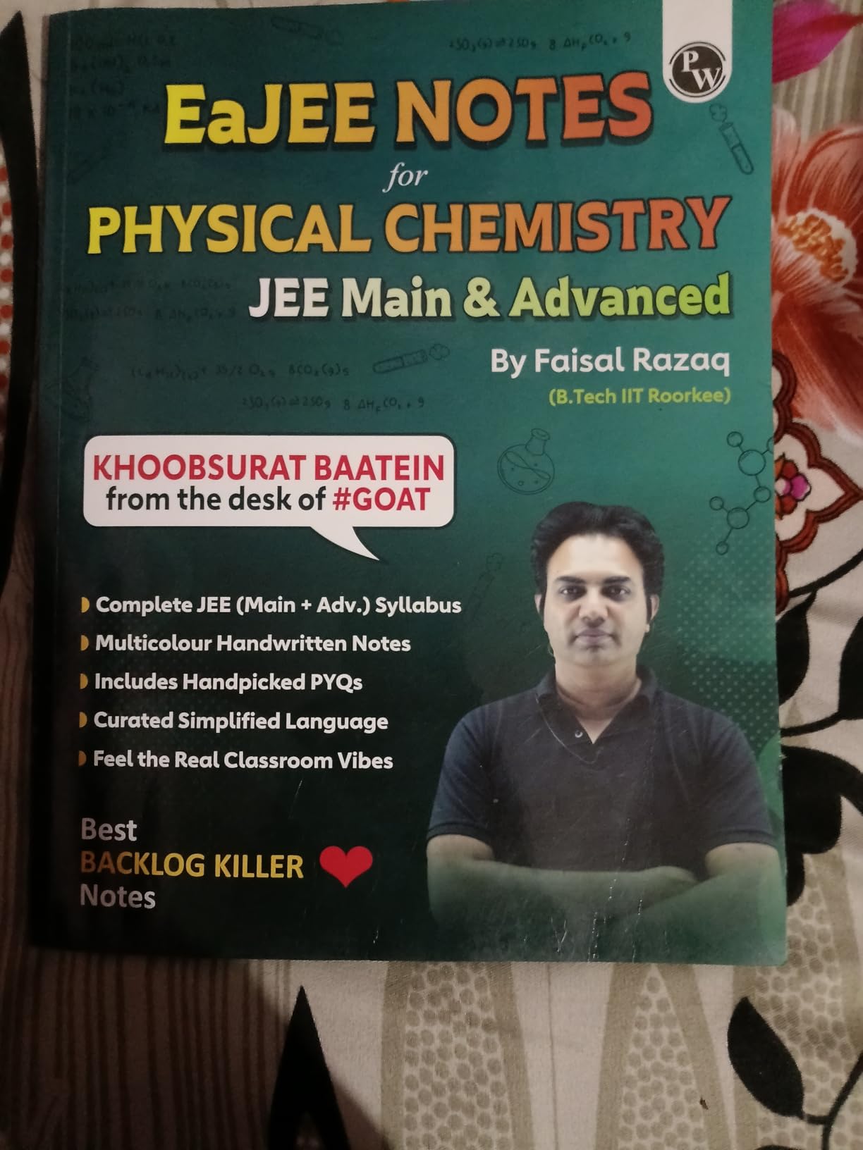 Buy PW EaJEE Handwritten Notes For Physical Chemistry By Faisal Razaq ...