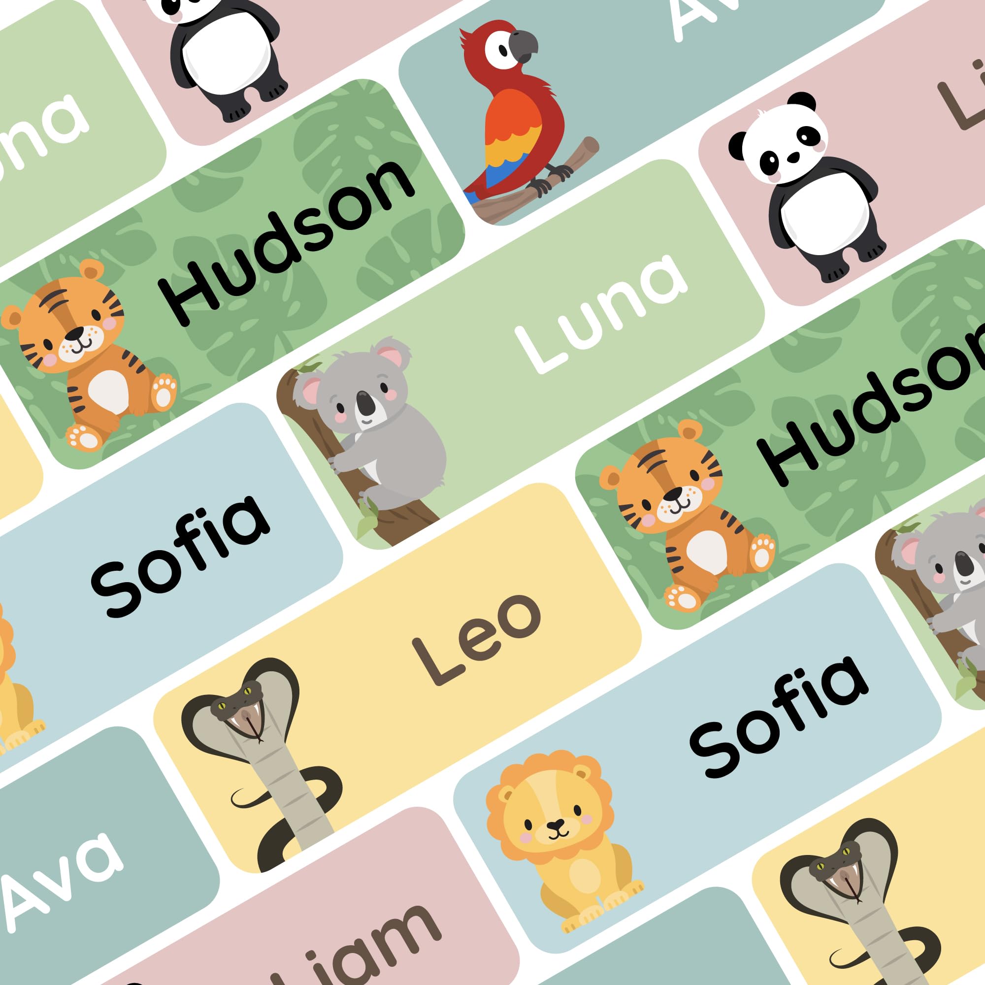 Fabric Name Tags Preschool Truck Clothing Labels For Kids | Name