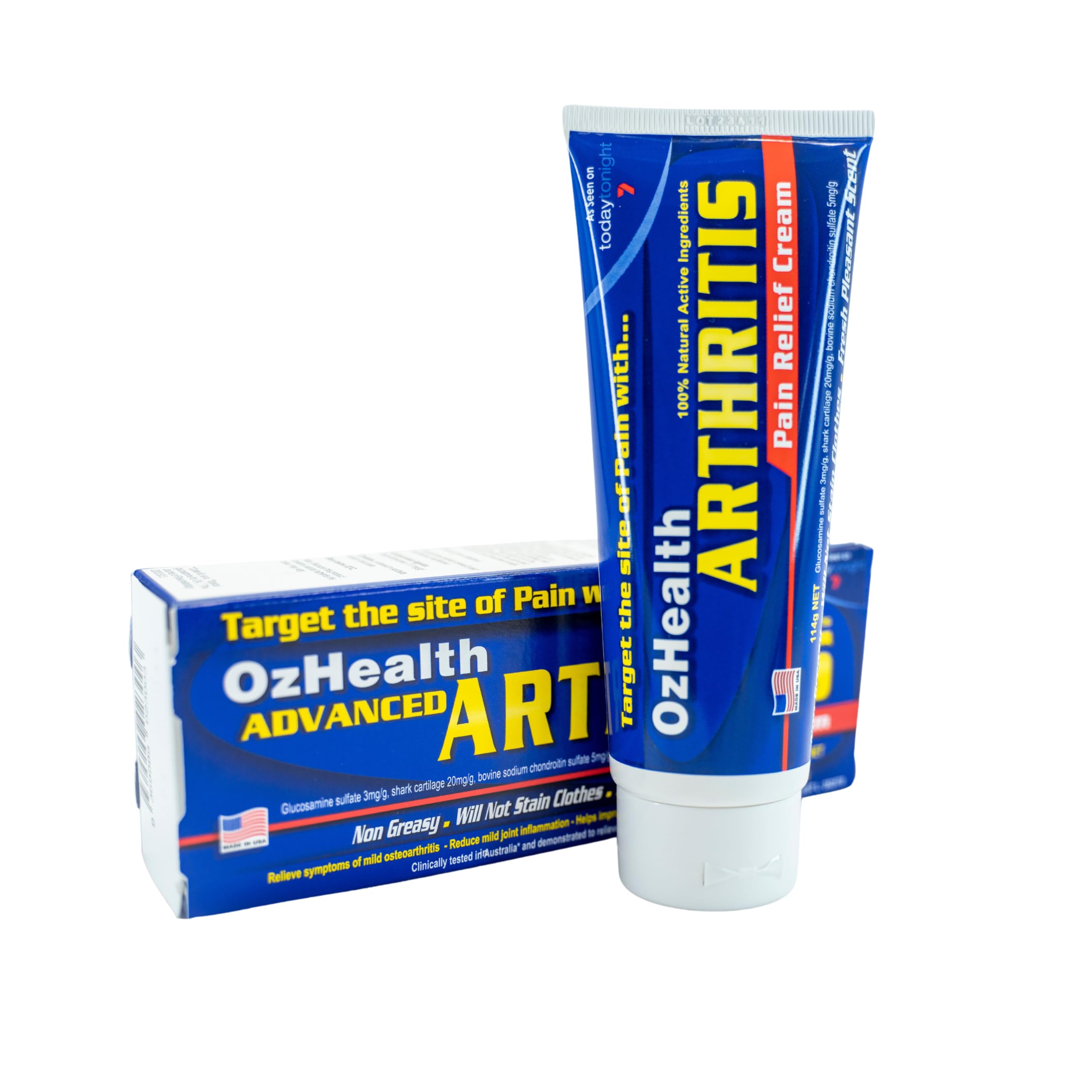 OzHealth Arthritis Pain Relief Cream | Non-Greasy Formula for Joint ...