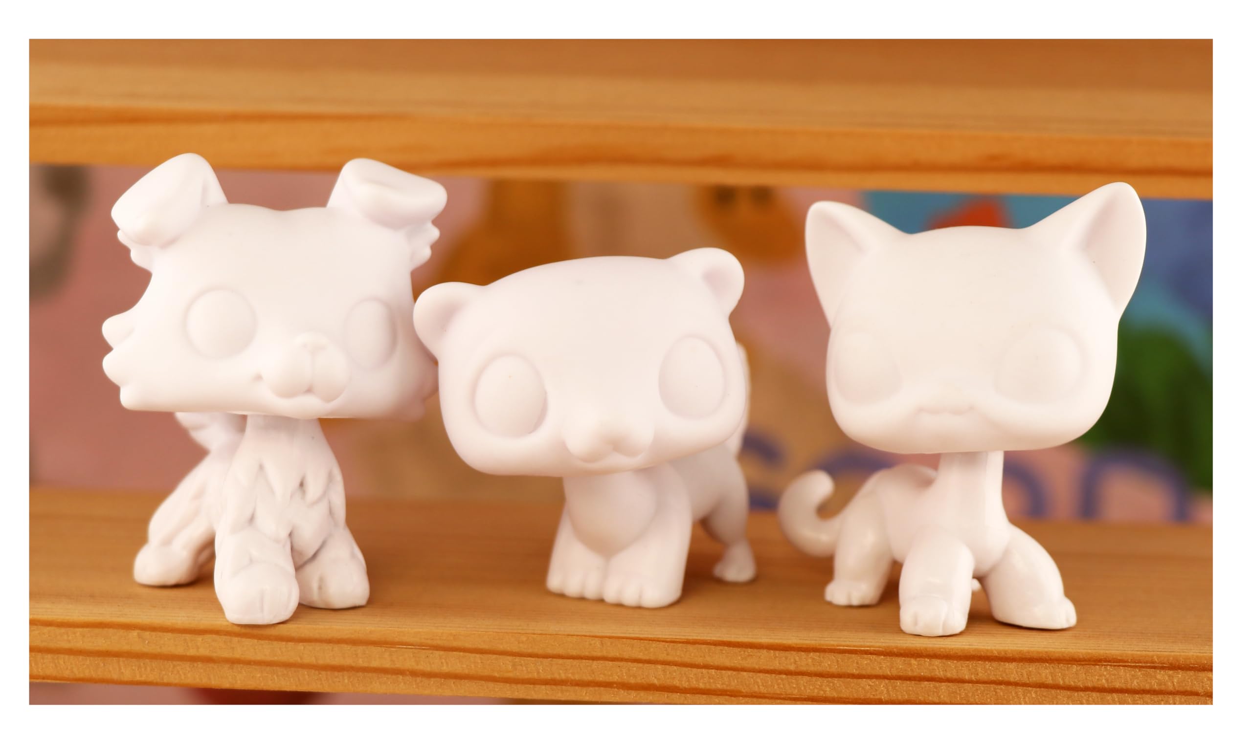 Amazon.com: ZBQAPFGYR Custom White Base Compitable with LPS Cat Husky ...