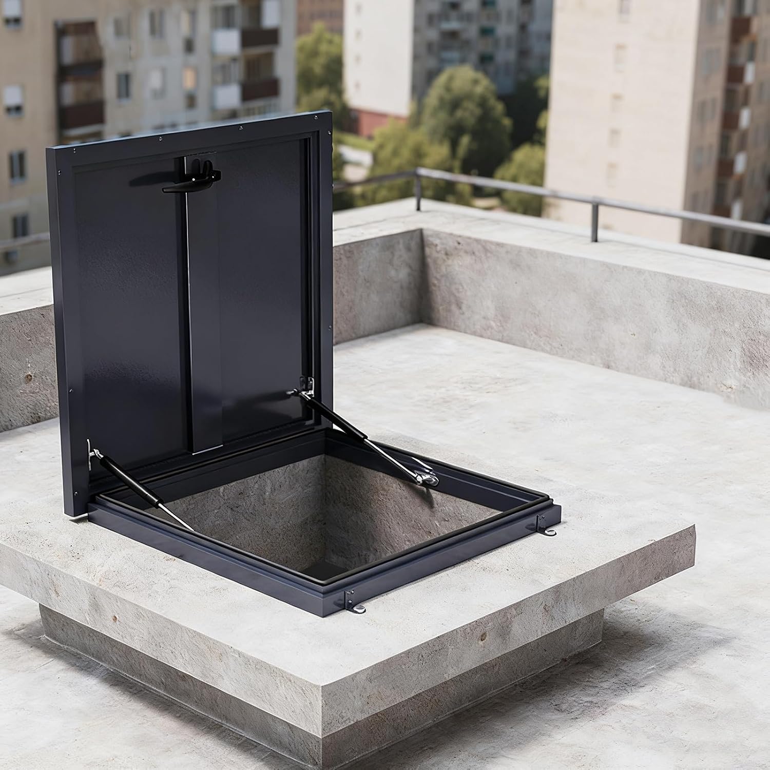 EXCLURA Roof Hatch Weatherproof Roof Hatch Cover with Sealing Strip ...