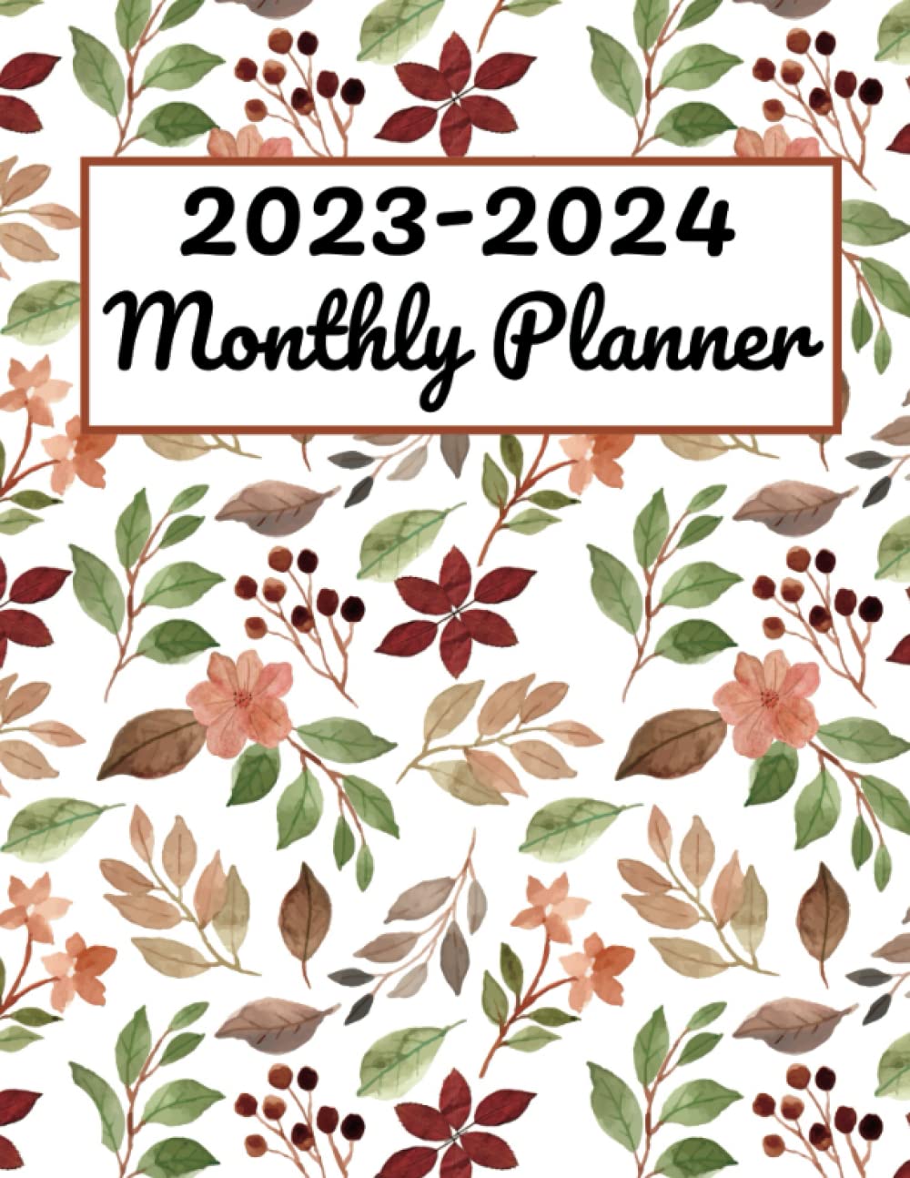 Amazon | Monthly Planner 2023-2024: Large 2-Year Monthly Planner ...