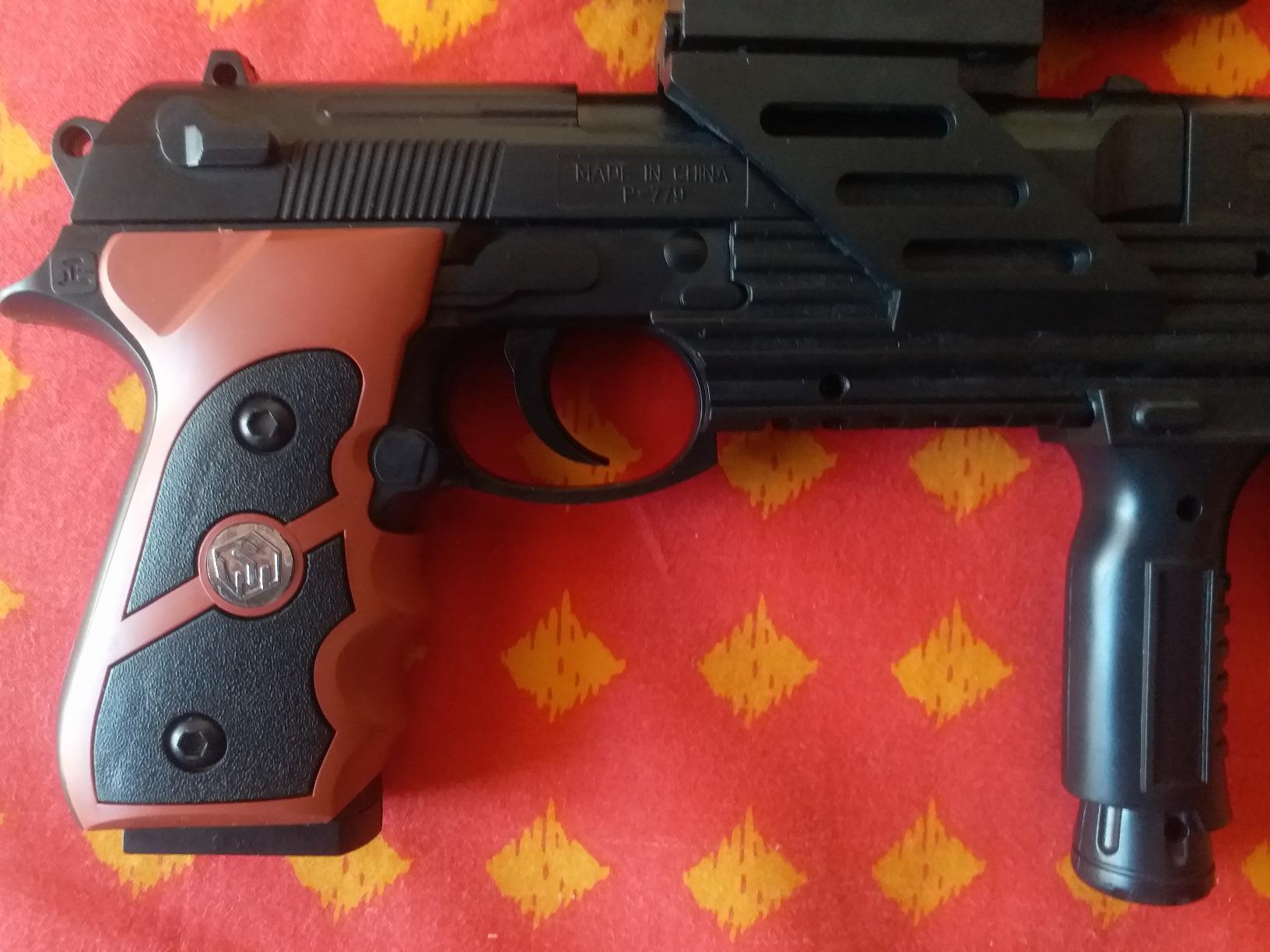 BabyGo Pistol 3 in 1 Laser Toy Gun with Extra 150+ Bullets : Amazon.in ...