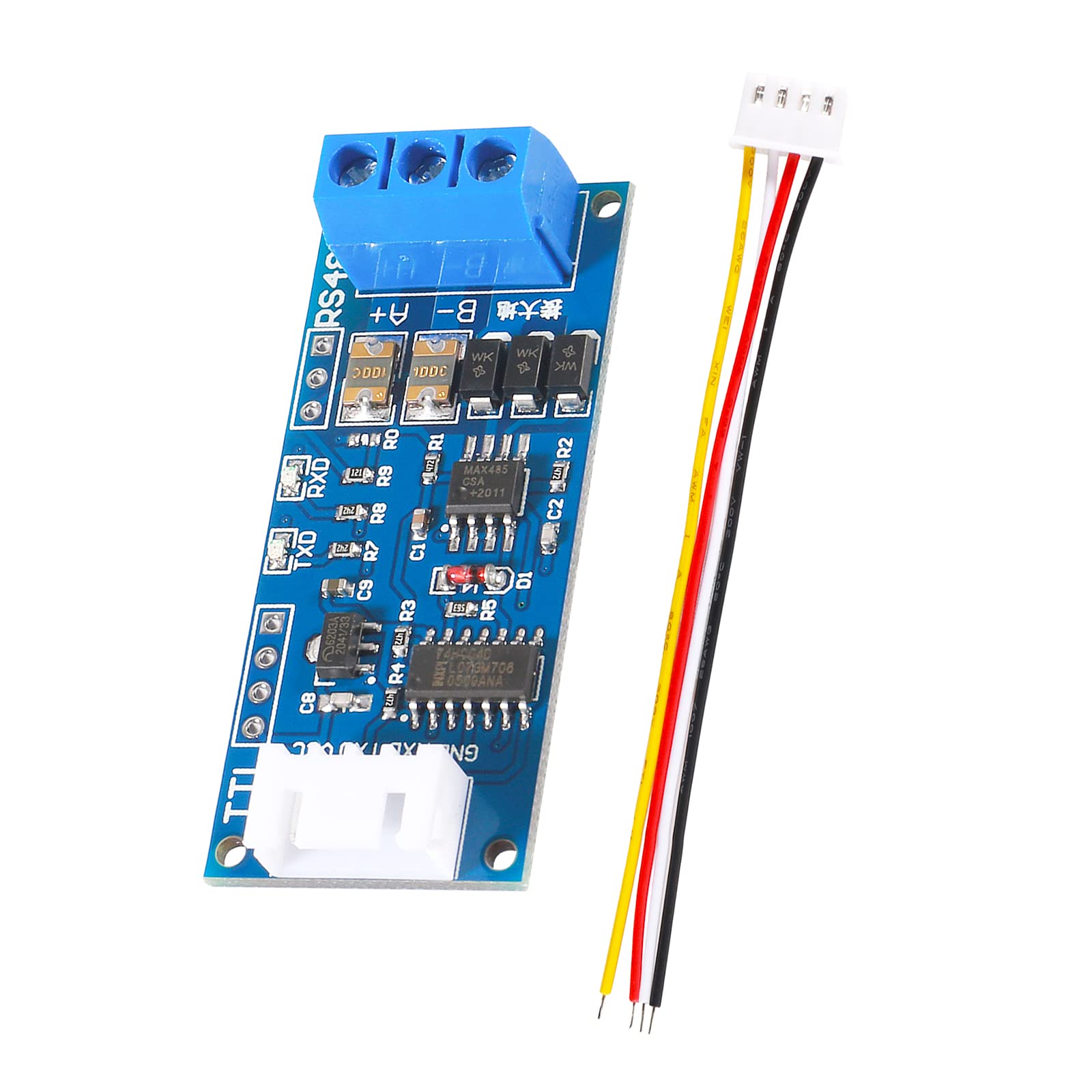 Buy Sipytoph TTL to RS485 Adapter Module 485 to TTL Signal Single Chip ...