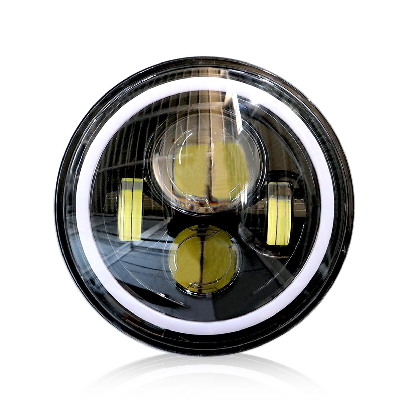 Amazon.com: Yunnergo Universal 7" inch 100W Round Projector Headlight ...