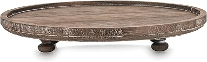 Amazon.com: Hanobe Wood Risers for Decor: Rustic Round Wooden Pedestal ...