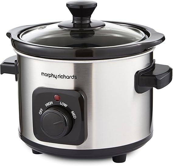 Morphy Richards Slow Cooker, 1.5L, Ceramic Pot, Lightweight & Compact ...