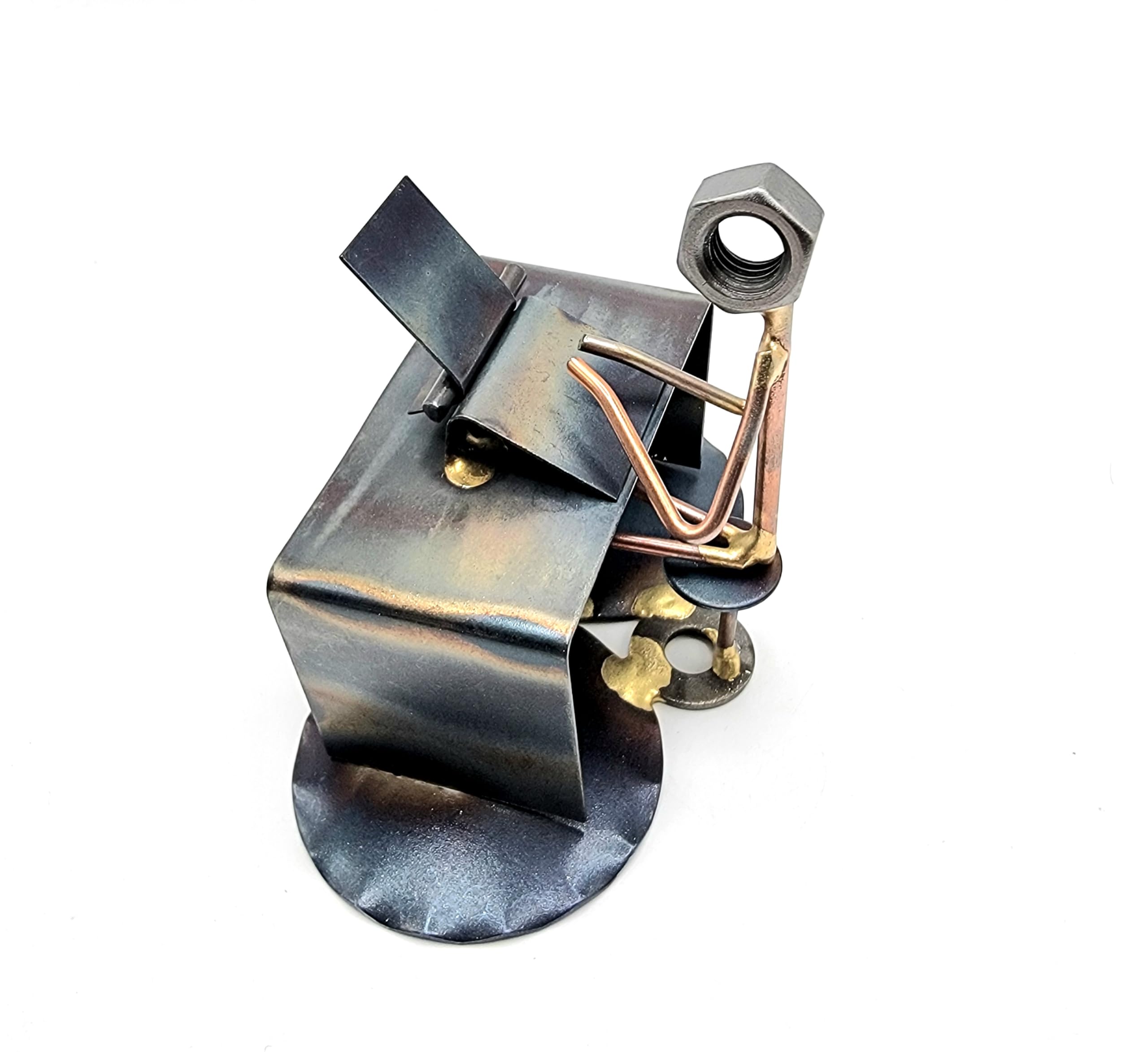 Amazon.com: Secretary Collectible Handmade Metal Art Figurine, Desk ...