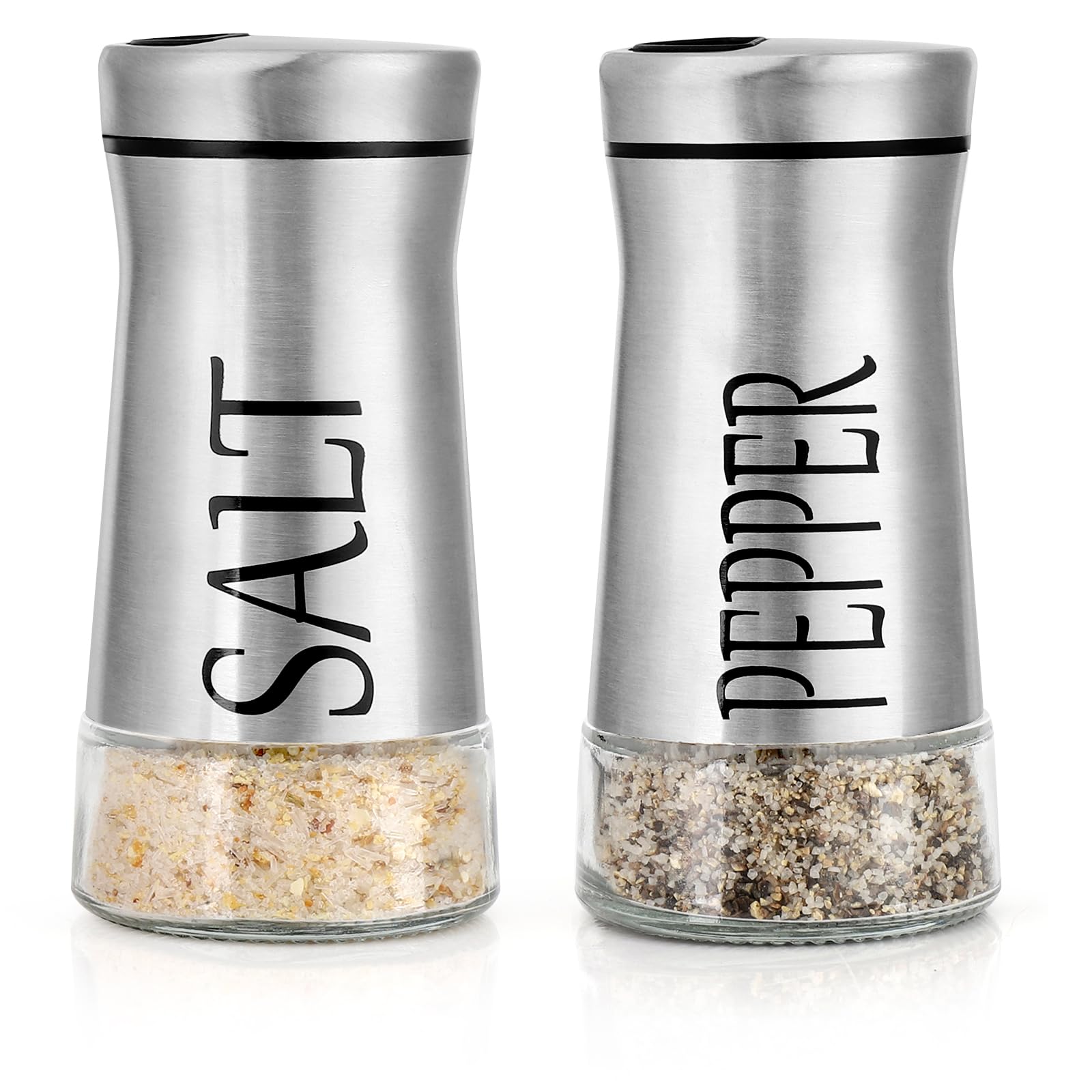 Amazon.com: Accmor Salt and Pepper Shakers with Adjustable Pour Hole ...