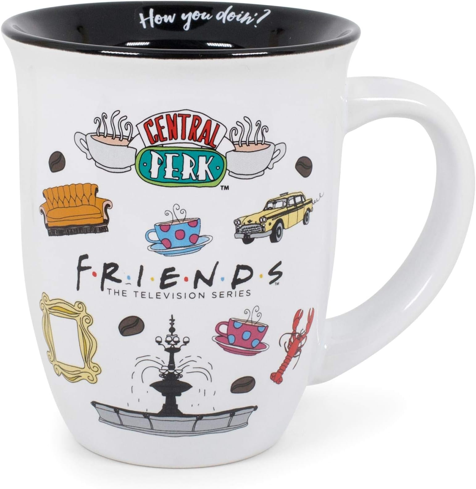 Amazon.com: Friends How You Brewin Soup Ceramic Mug,24 Ounces : Home ...