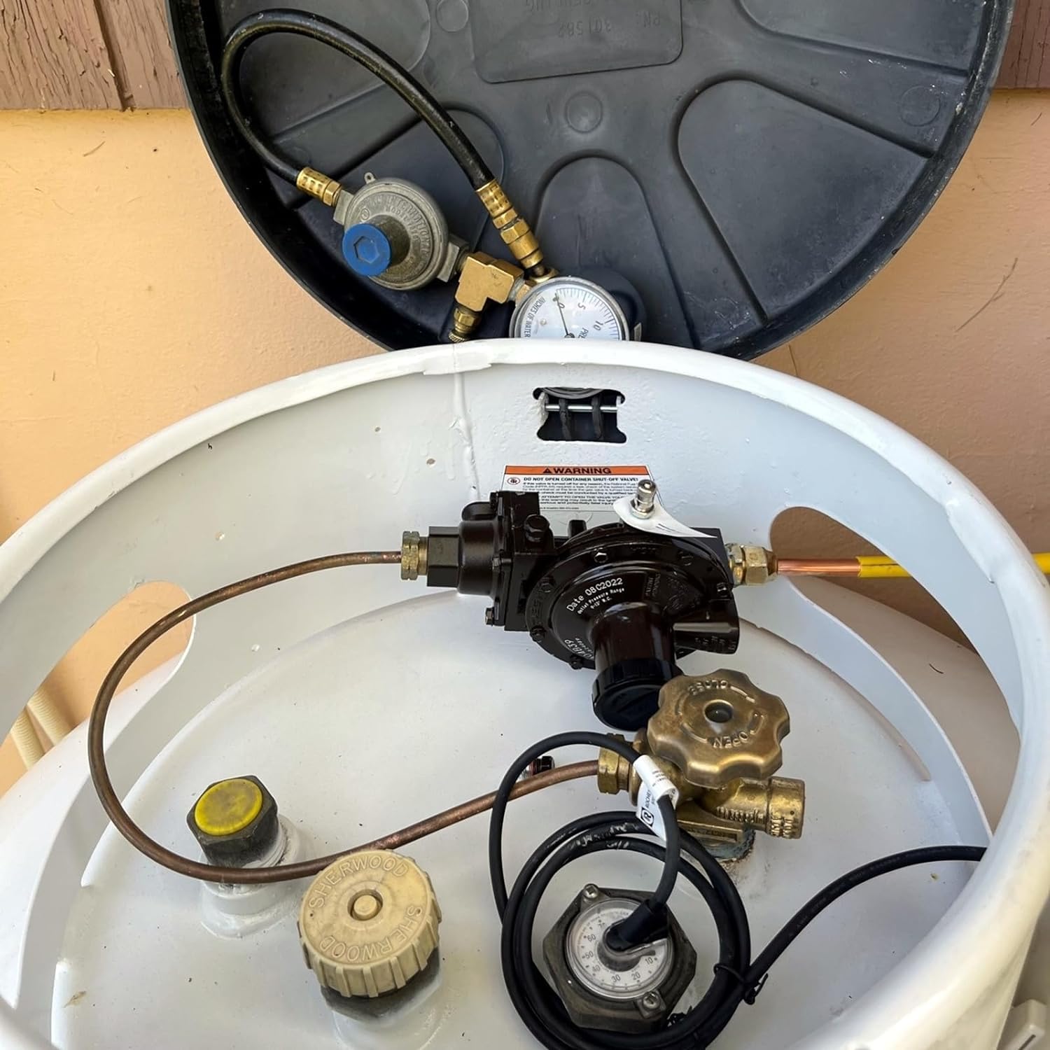 Snapklik.com : MENSI Propane Regulator Copper Pigtail Tubing Hose POL X ...