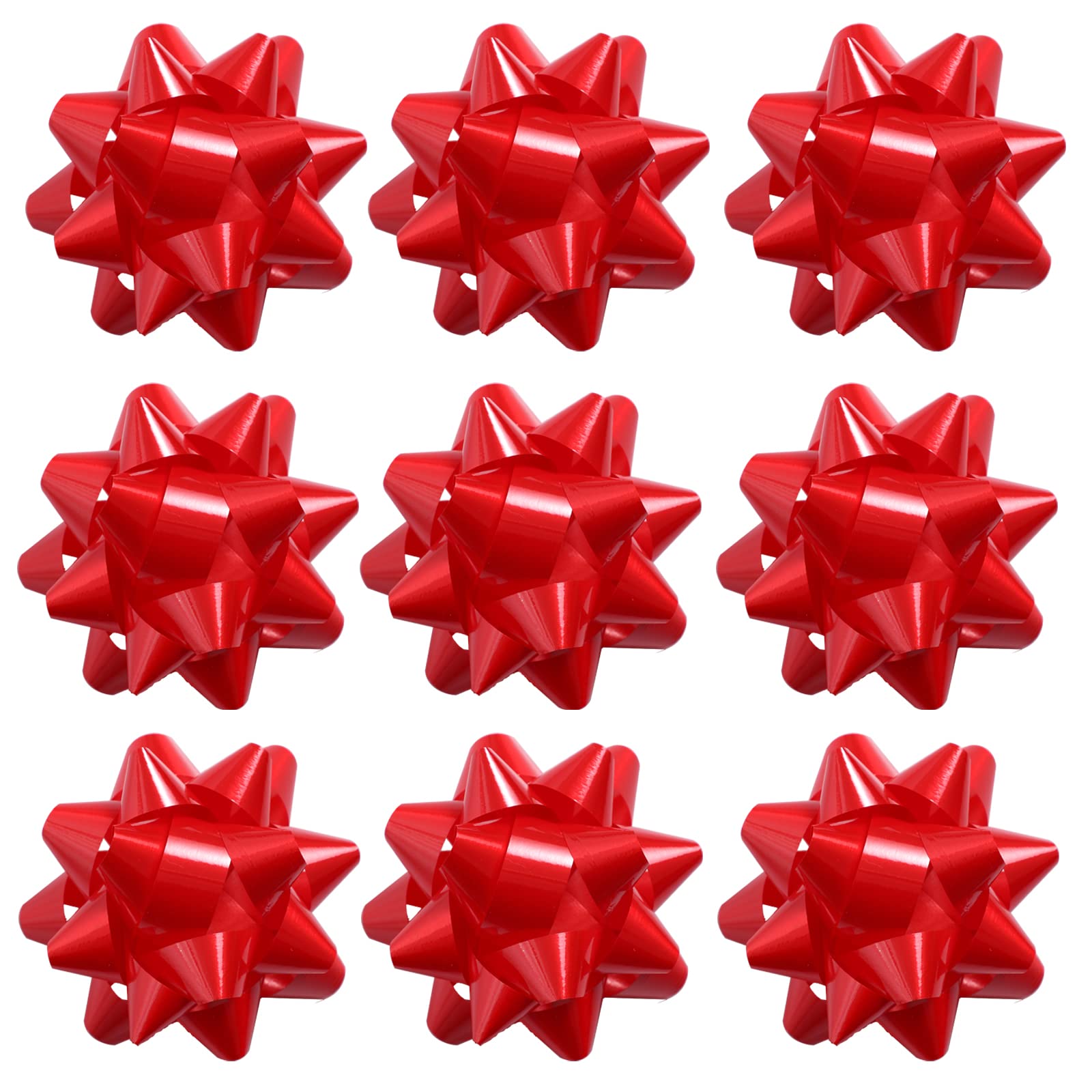 Amazon.com: 24 Red Large Gift Bows,3.5 inches, Bows for Gift Wrapping ...