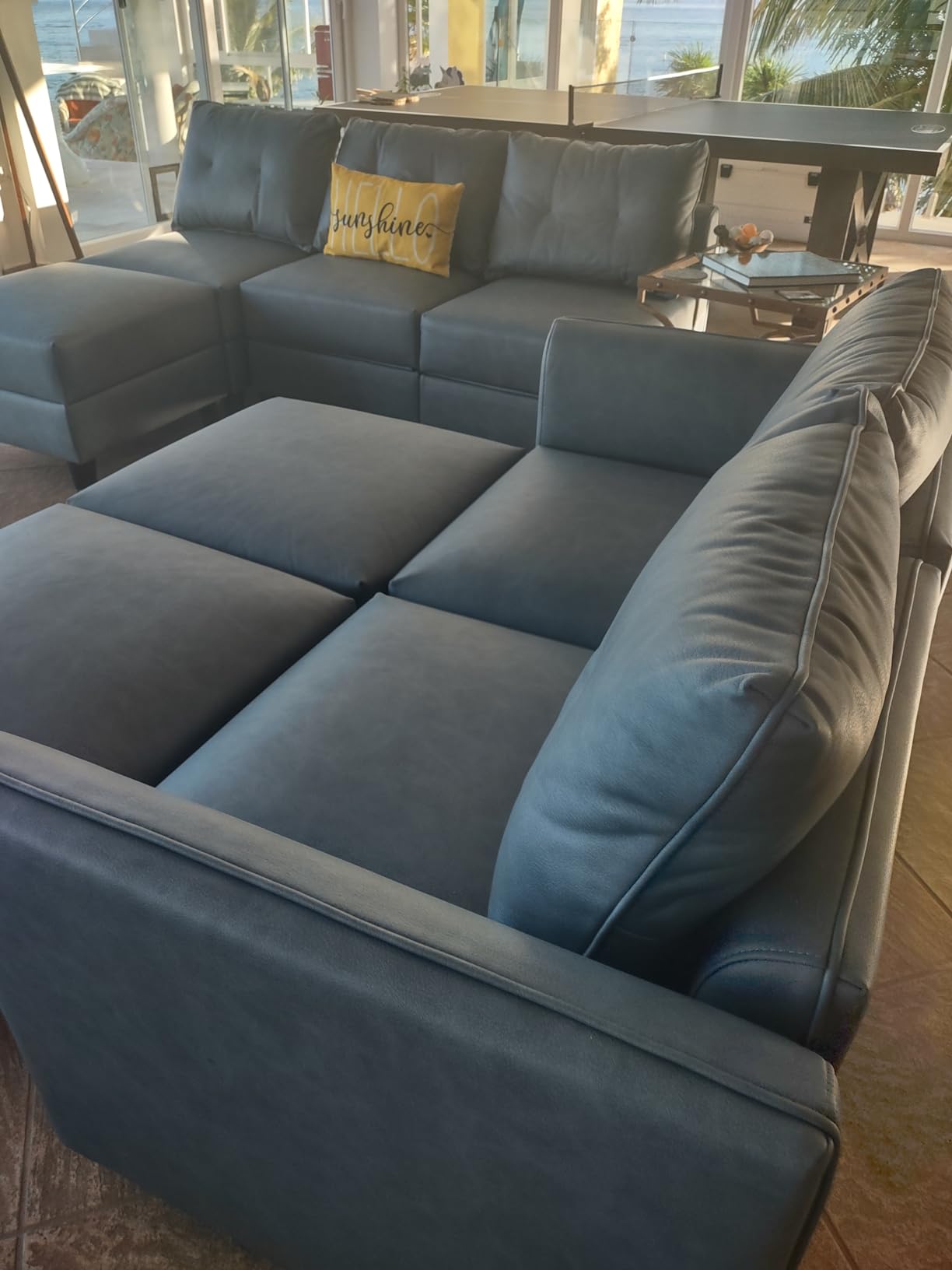 $57/mo - Finance LLappuil Modular Sofa U Shaped Sectional Couch with ...