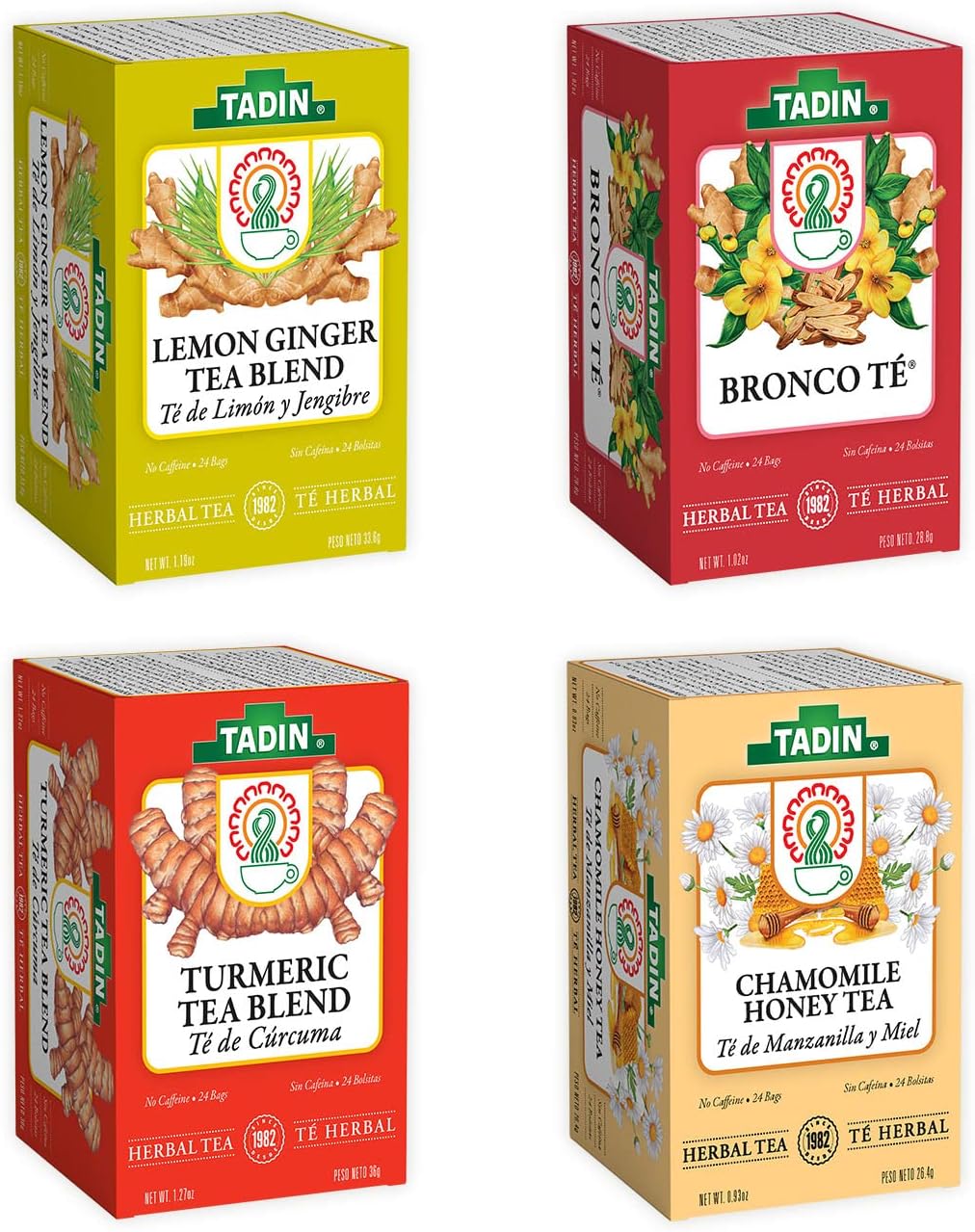 Amazon.com : Tadin Tea, Canelita (Cinnamon Blend) Tea, 24-Count Tea ...