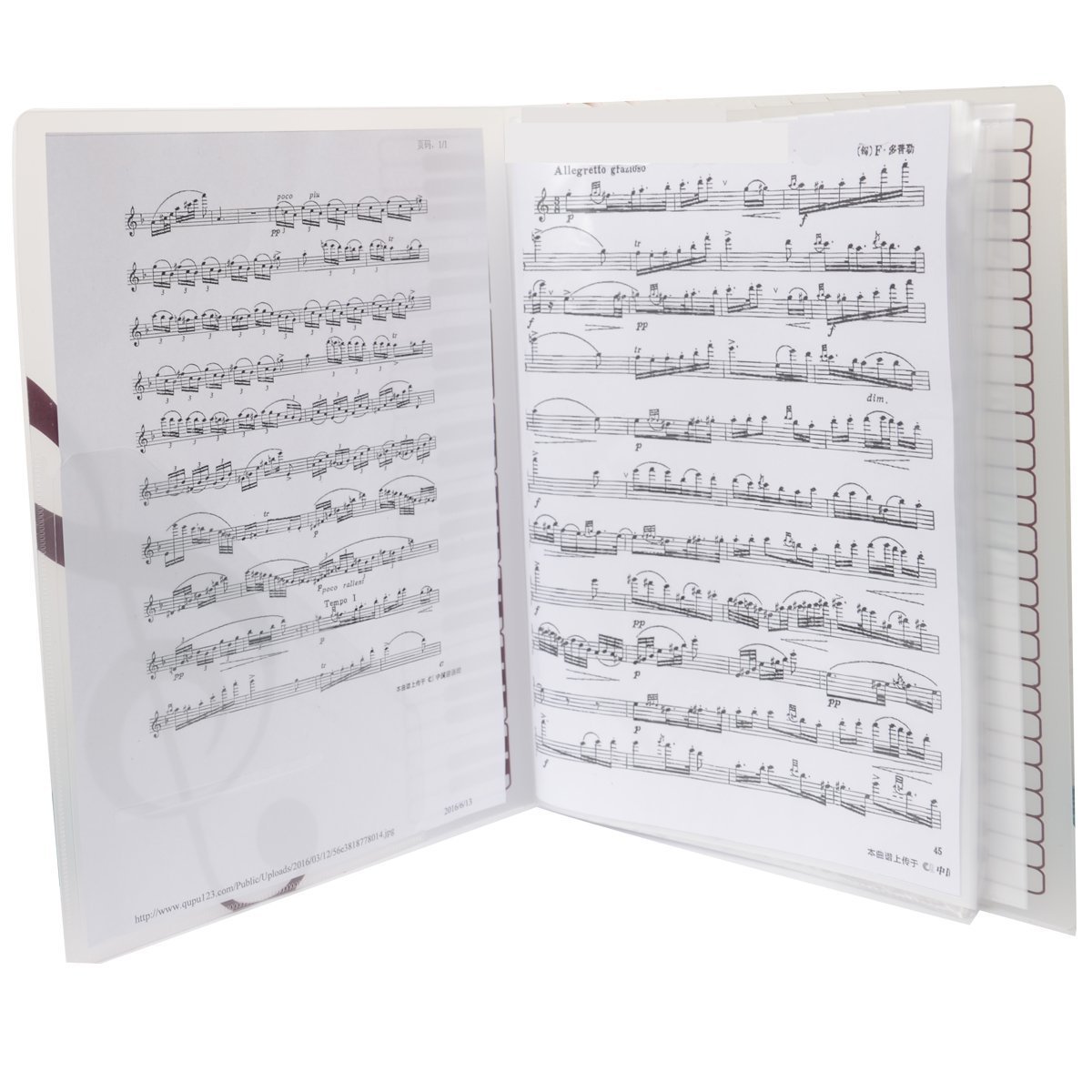 Snapklik.com : Music Sheet File Paper Storage Folder Documents Holder ...