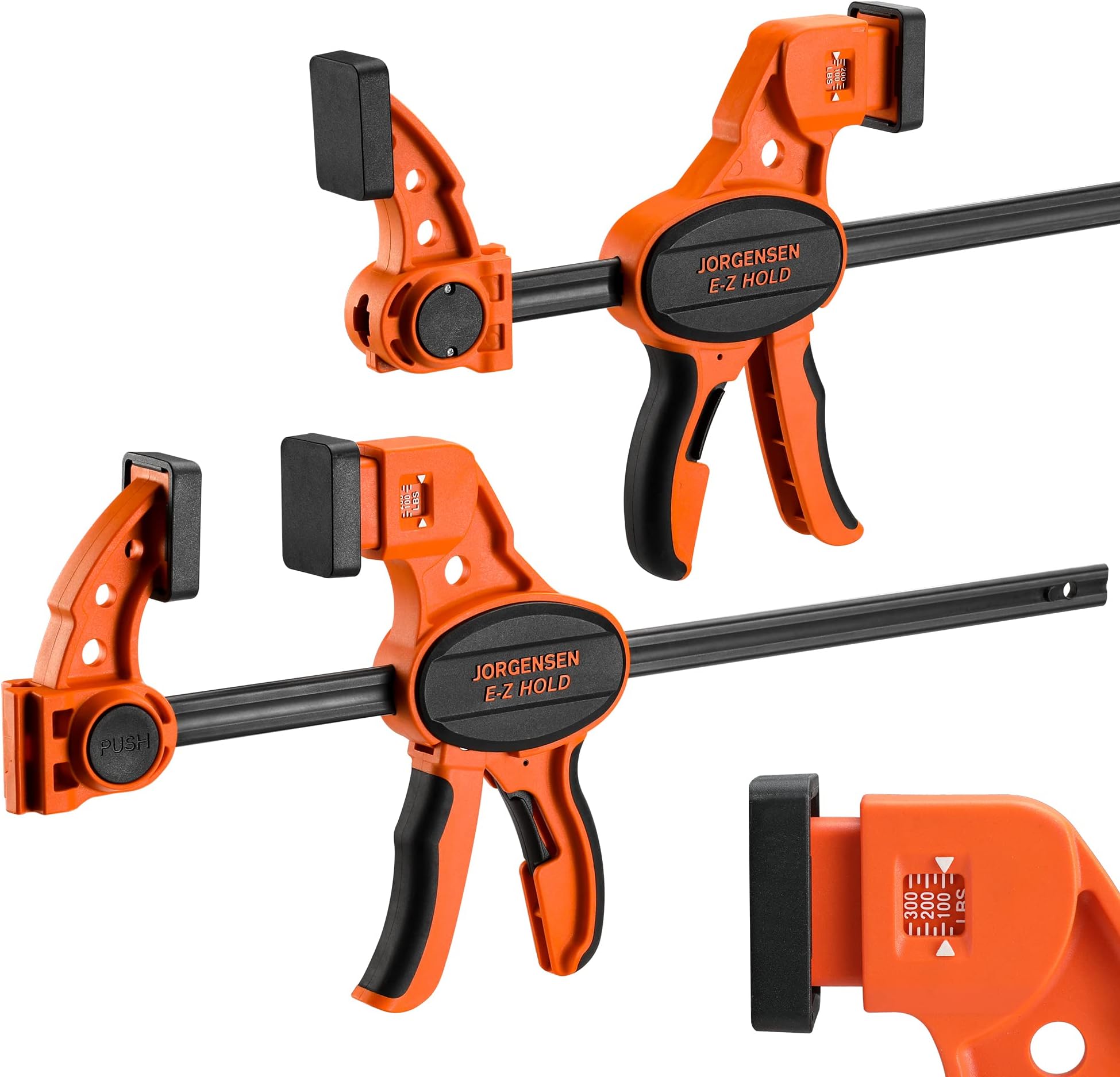 Pony Jorgensen 3712-HD 12-Inch Heavy-Duty Steel Bar Clamp, Orange ...