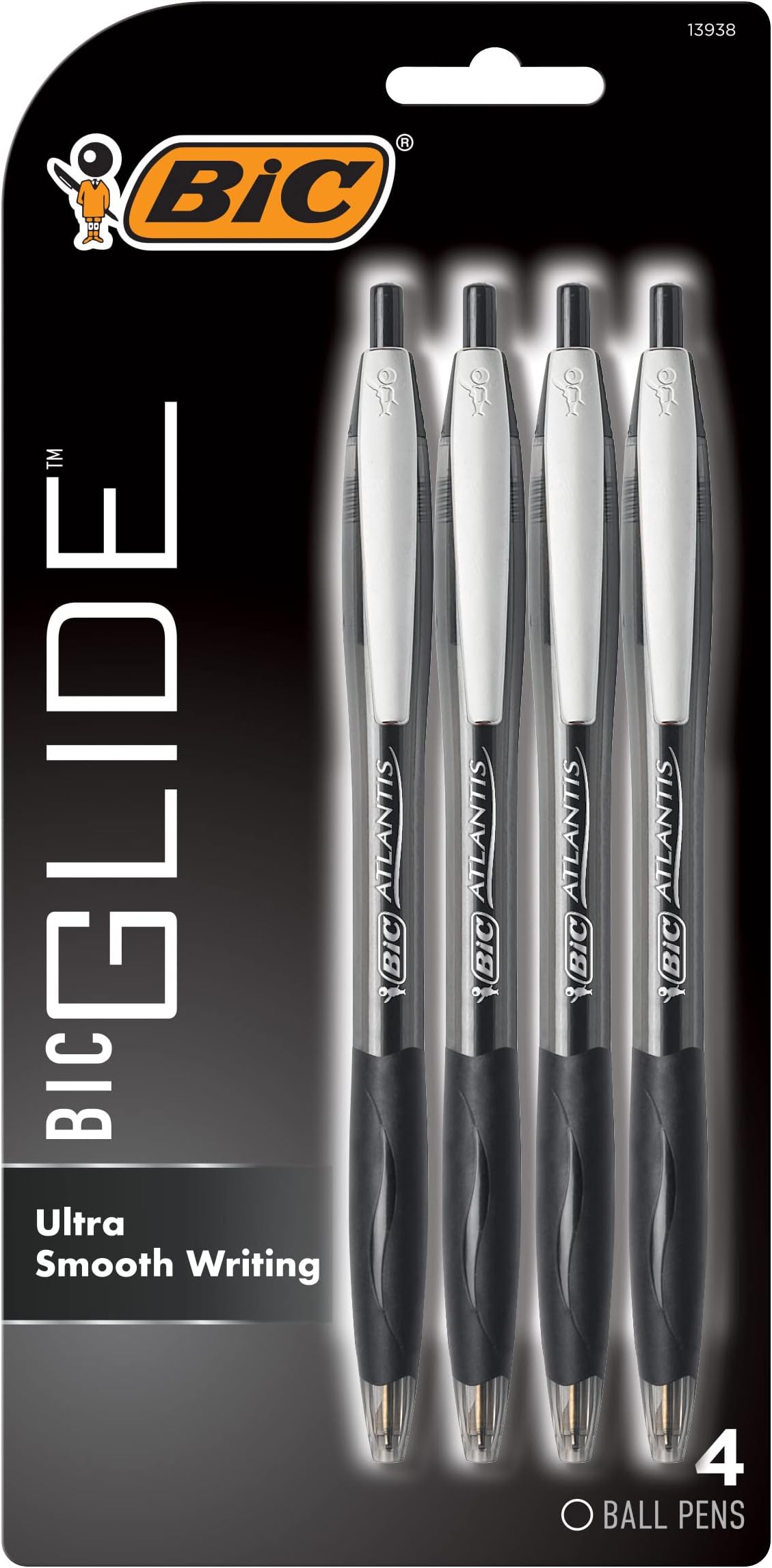 Amazon.com : BIC Atlantis Retractable Ballpoint Pen, 1.0mm, Medium ...