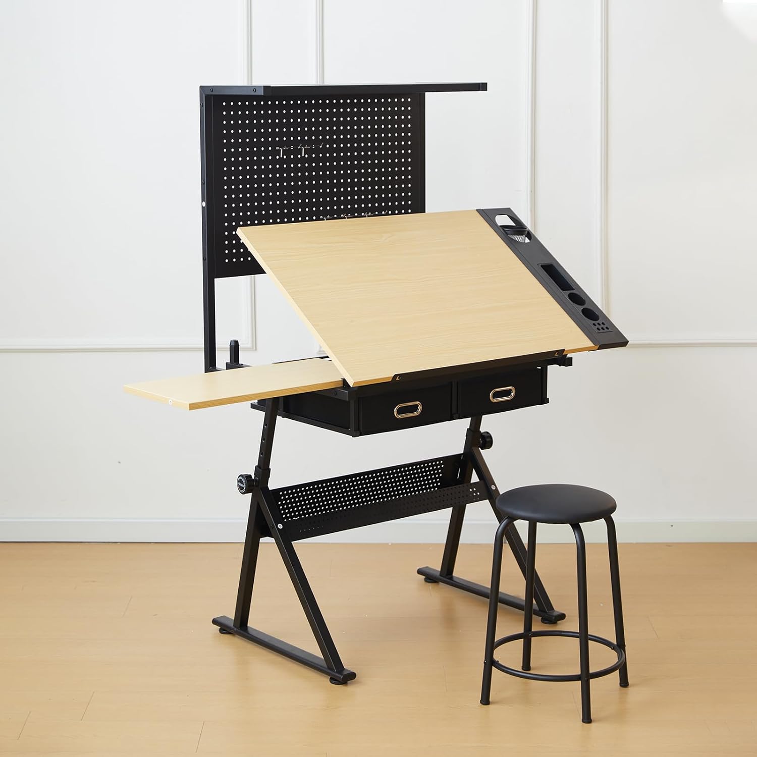 Amazon.com: Halfrain Drafting Table, Height Adjustable Drawing Desk, 75 ...