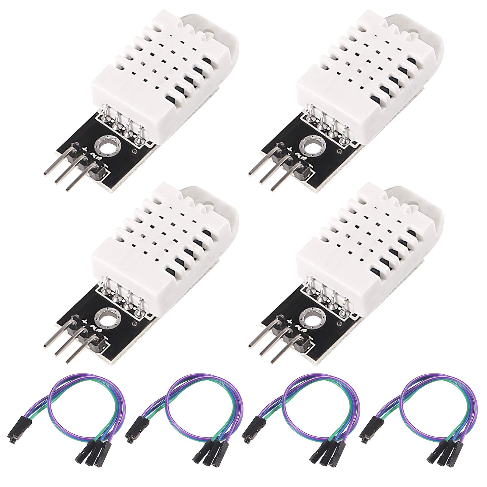 Snapklik.com : ALMOCN 4PCS DHT22 Temperature And Humidity Sensor Module AM2302 Digital ...