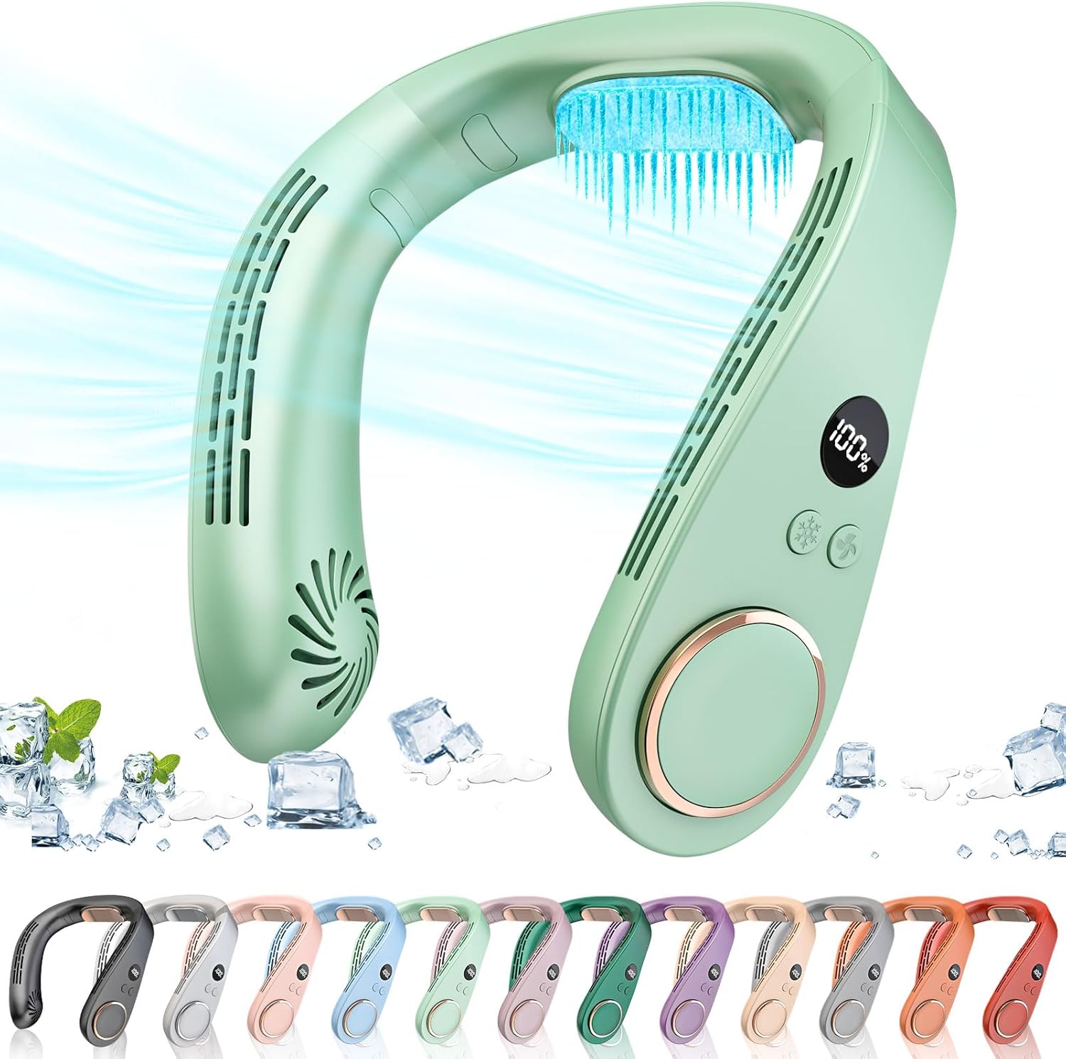 Amazon.com: KJXIC Neck Cooling Fan with Cold Air,Wearable Air ...