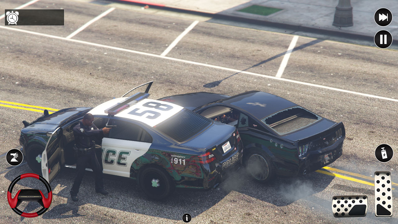 Police Car Chase Crime Vegas Driving Simulator: Urban Police Chase Real ...