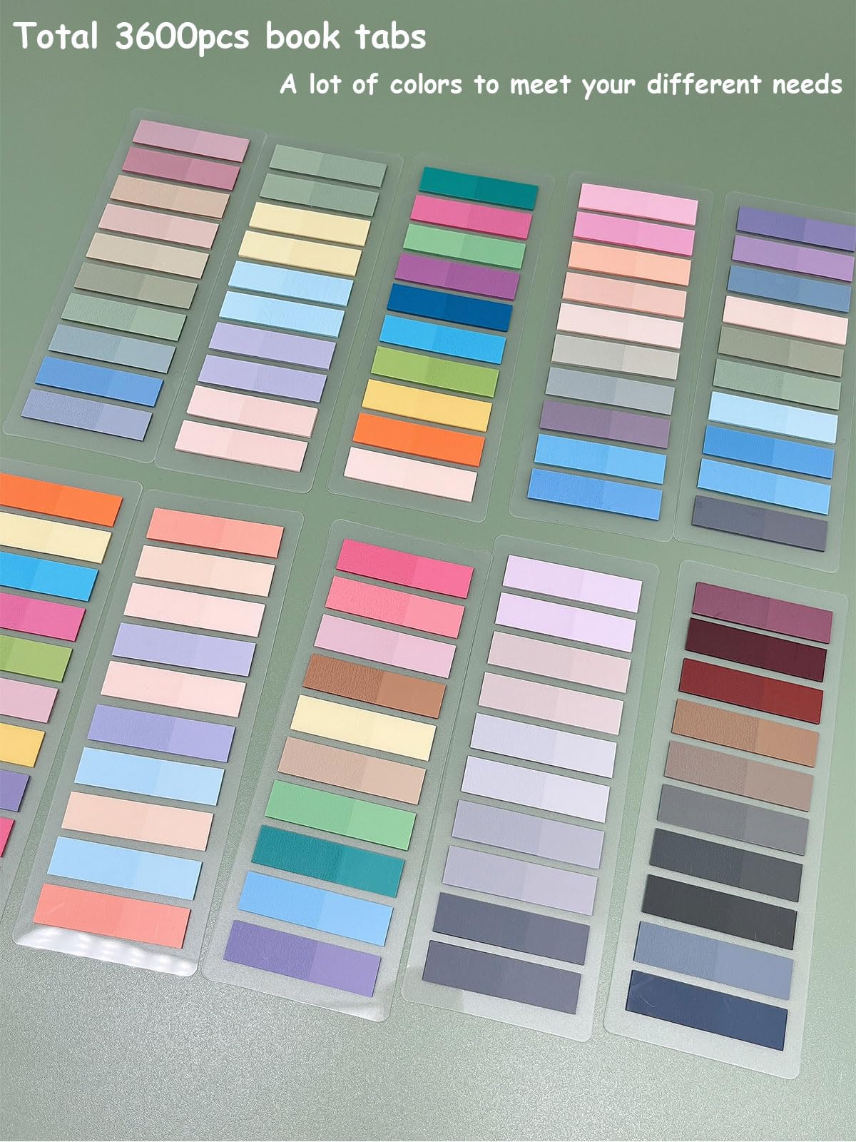 Snapklik.com : 3600pcs Books Tabs For Annotating Books, Clear Sticky ...