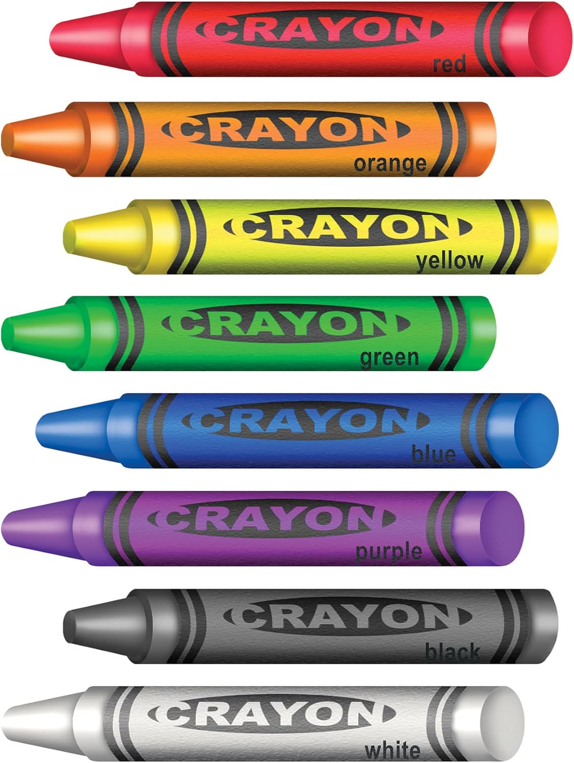 Amazon.com: Beistle Crayons Peel 'N Place : Arts, Crafts & Sewing