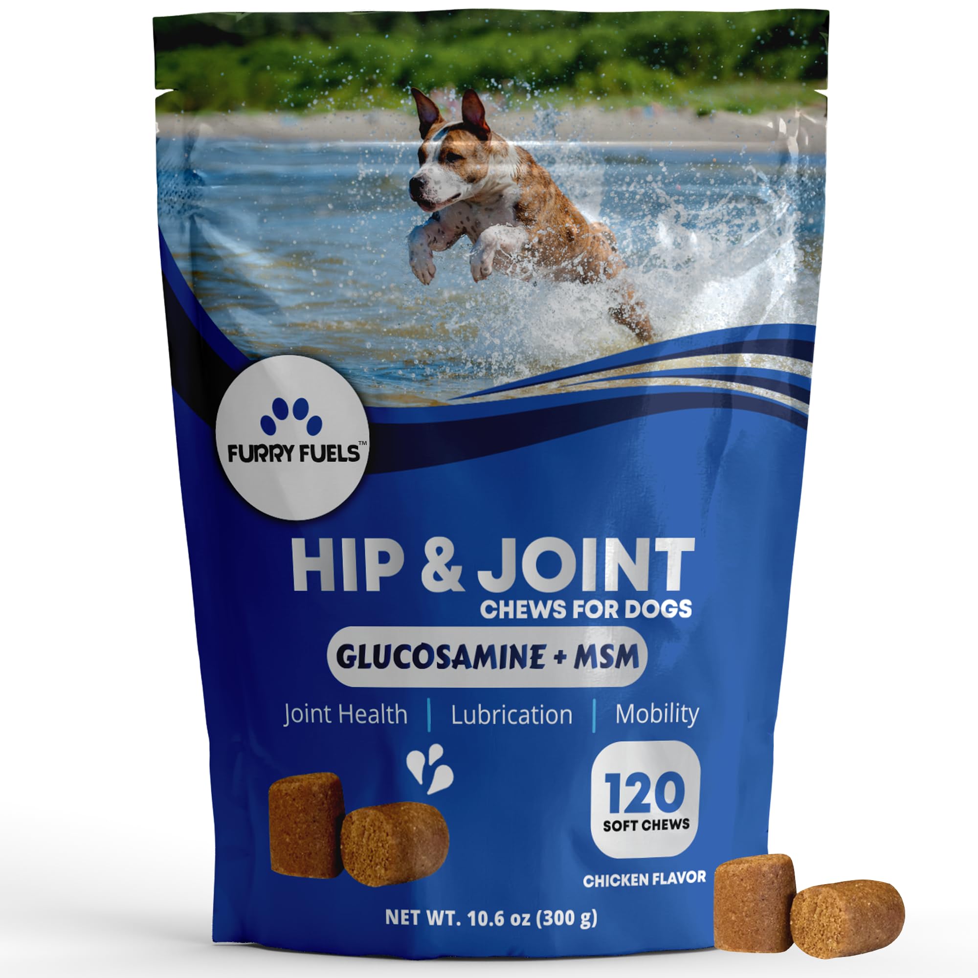 Amazon.com : Hip and Joint Supplement for Dogs 120 Dog Chews - Advanced ...