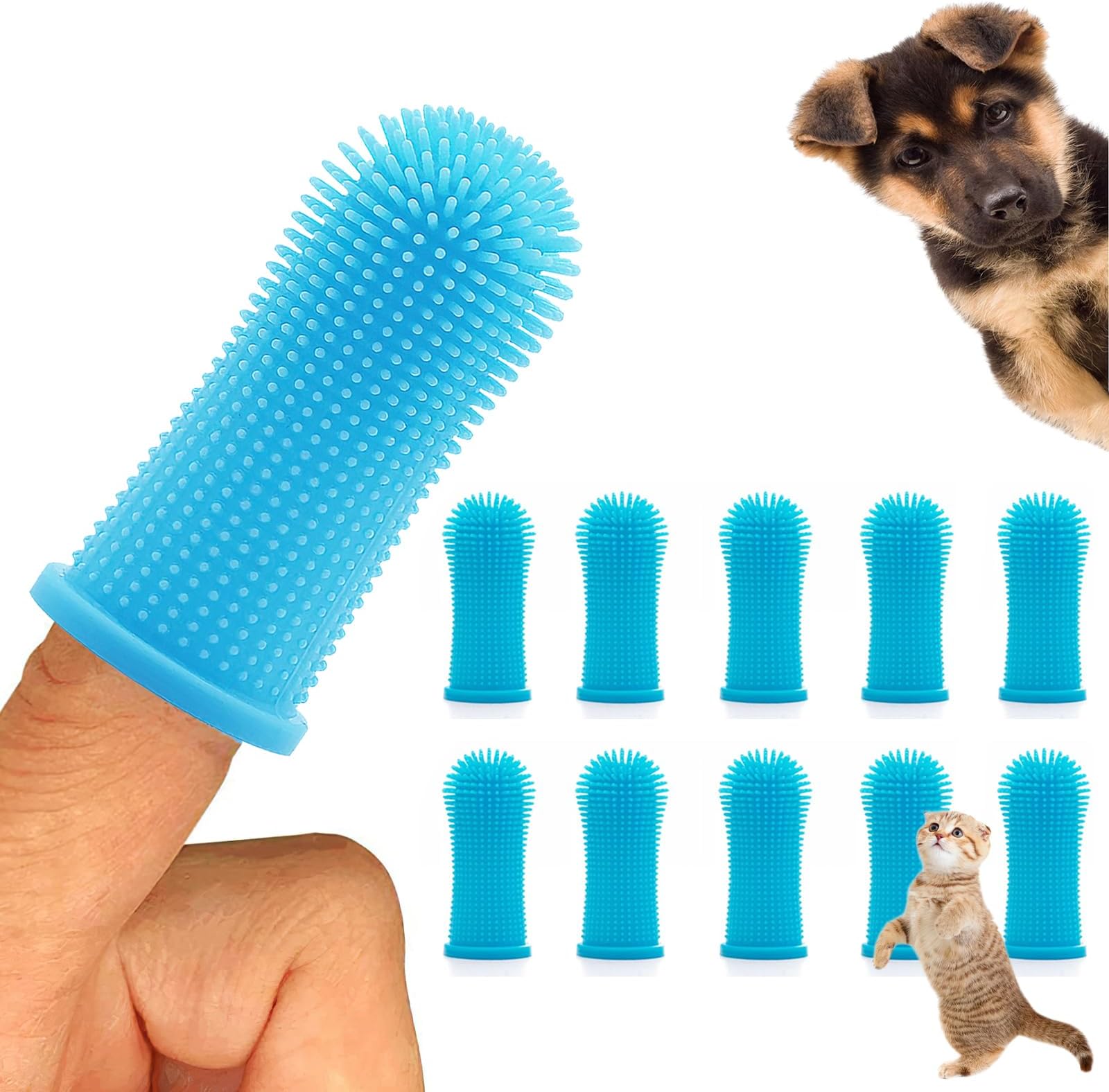 Vet's Best Dental Care Finger Wipes | Reduces Plaque & Freshens Breath ...