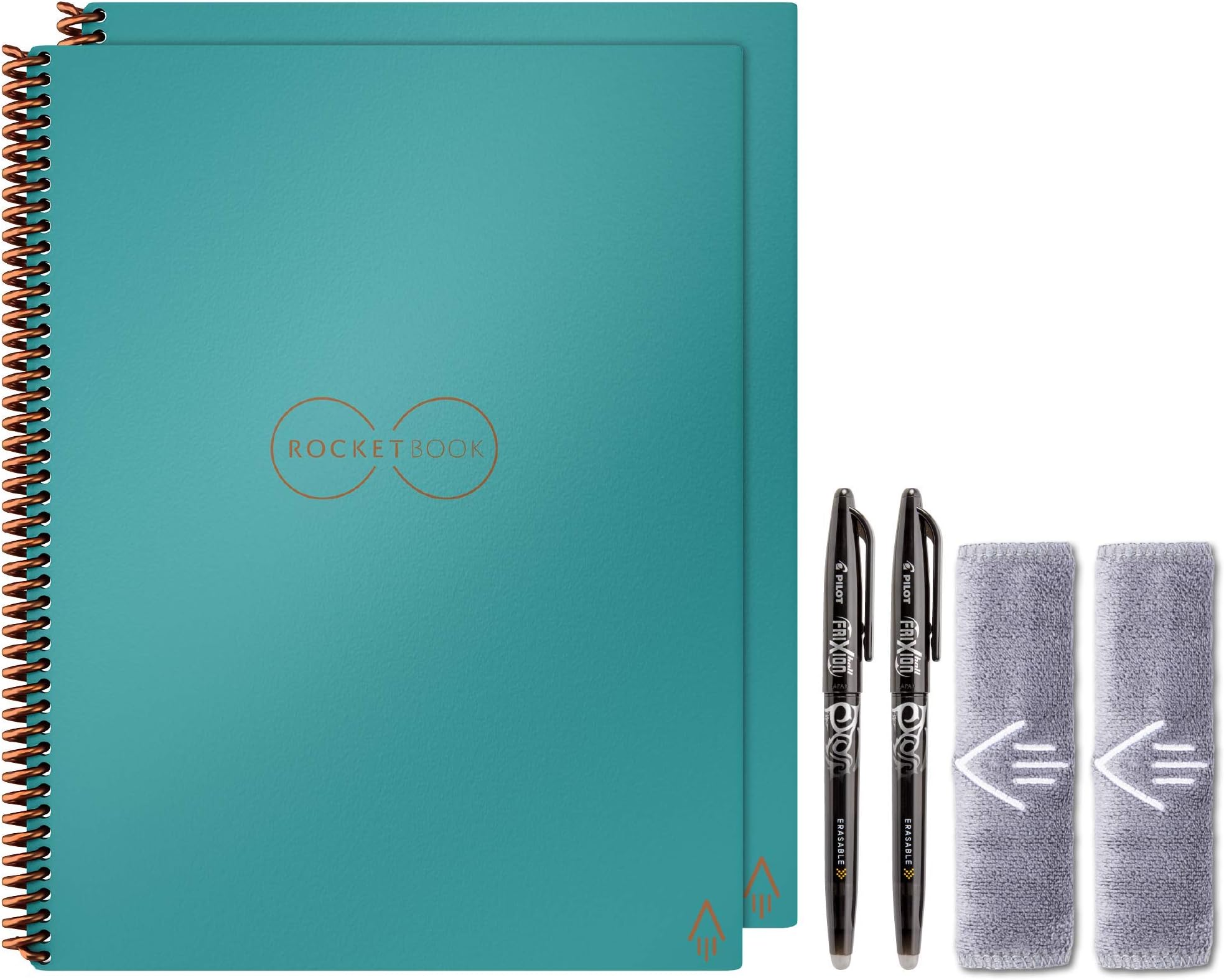 Amazon.com : New Rocketbook Pro 2.0 Smart Notebook | Steel Blue ...