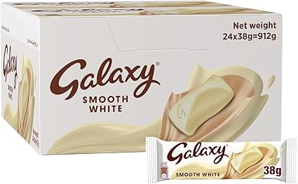 Galaxy White Chocolate Bar, 24 x 38 g : Buy Online at Best Price in KSA ...