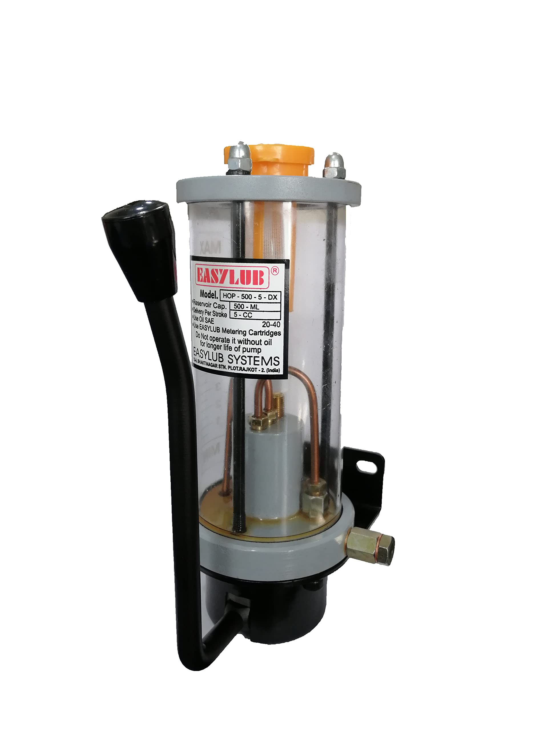 EASYLUB 500 ML DX HAND OPERATED LUBRICATION PUMP FOR OIL : Amazon.in ...