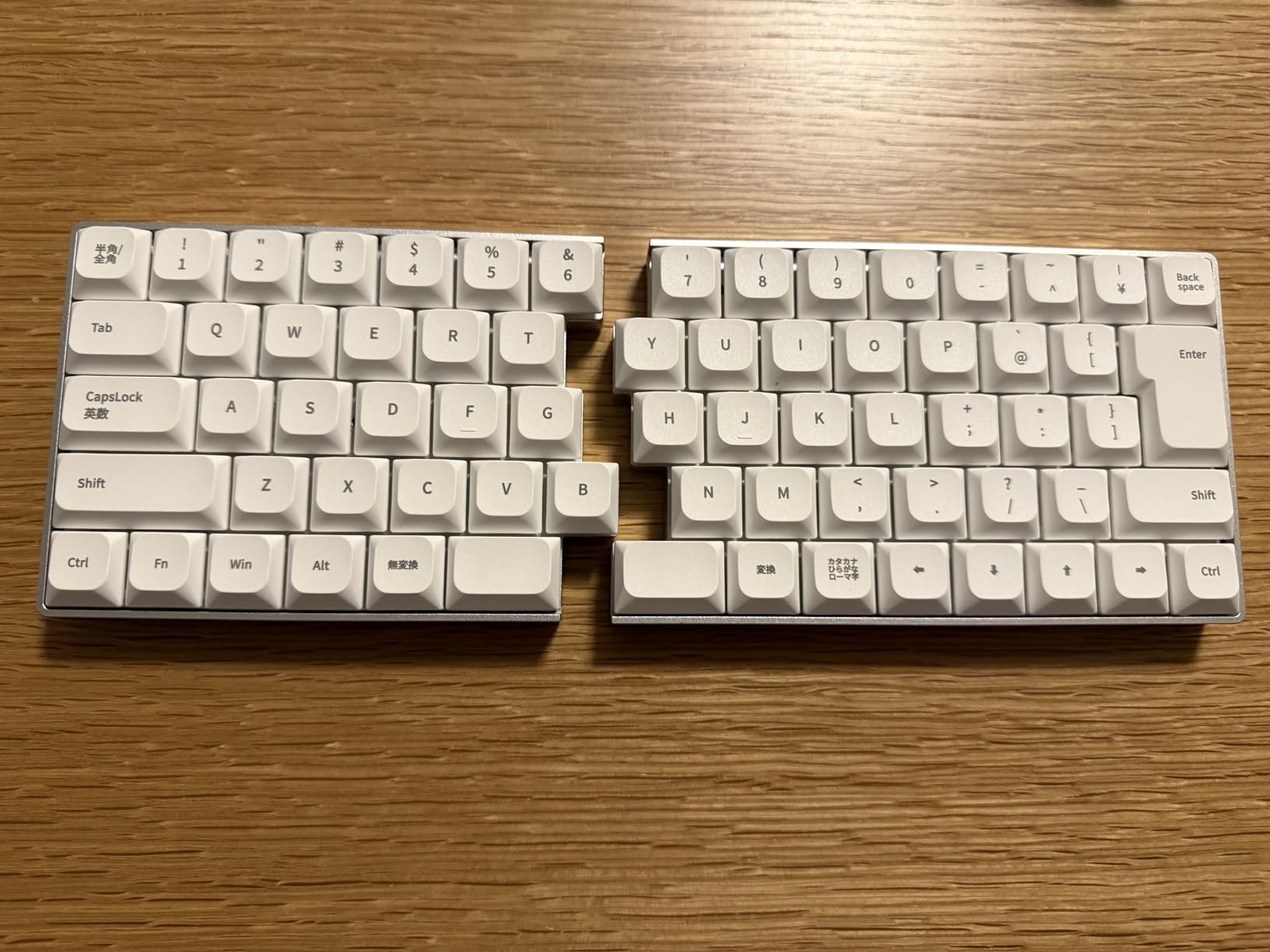 Amazon | ライジュウ NISABI 日本語配列 分割式 ロープロファイル メカニカルキーボード 赤軸 ホットスワップ対応 VIA対応 ...