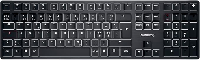 CHERRY KW X ULP, Ultra-Flat Mechanical High-End Keyboard, Pan-Nordic ...