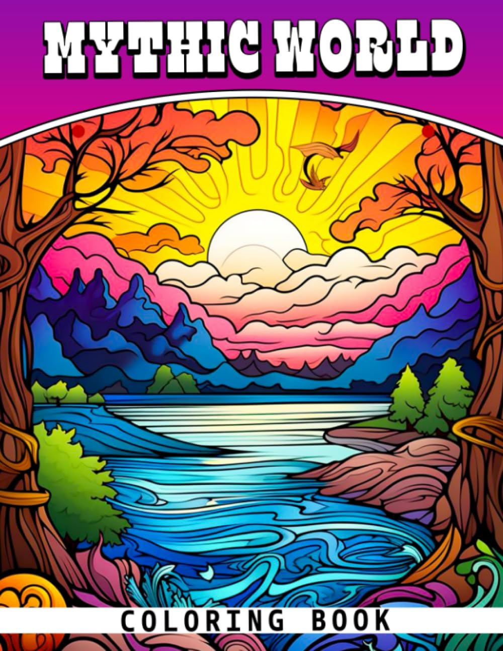 Amazon.com: Mythic World Coloring Book: A Delightful Journey Into The ...