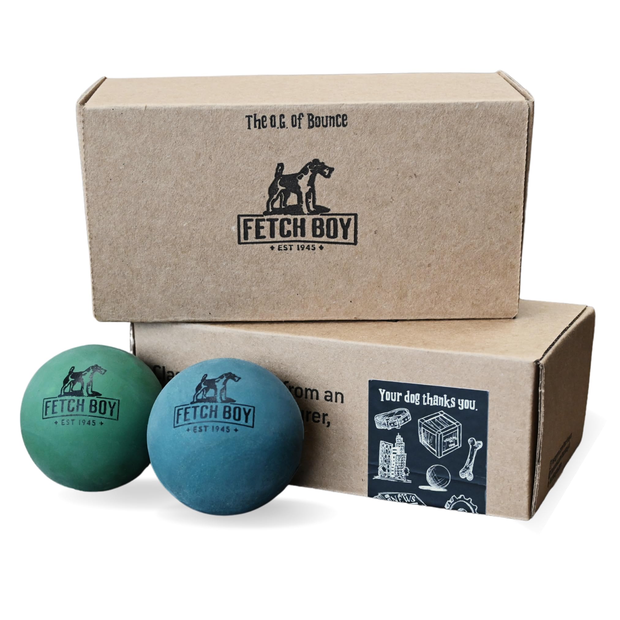 Pet Supplies : Fetch Boy The O.G. of Bounce Solid Sponge Rubber Dog ...