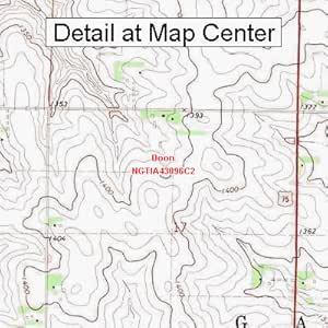 Amazon.com : USGS Topographic Quadrangle Map - Doon, Iowa (Folded ...