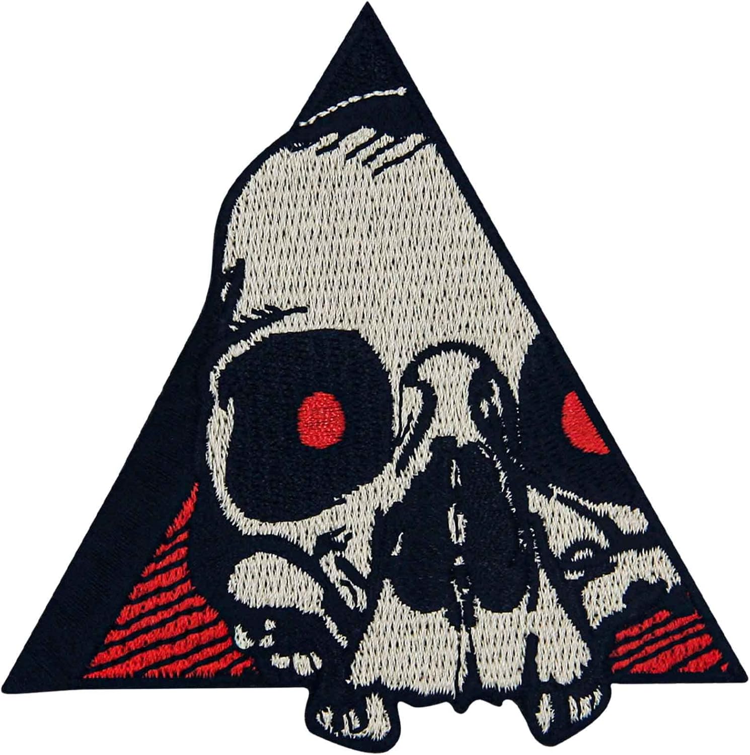 Amazon.com: The Red Eye Skull Patch Embroidered Applique Badge Iron On ...