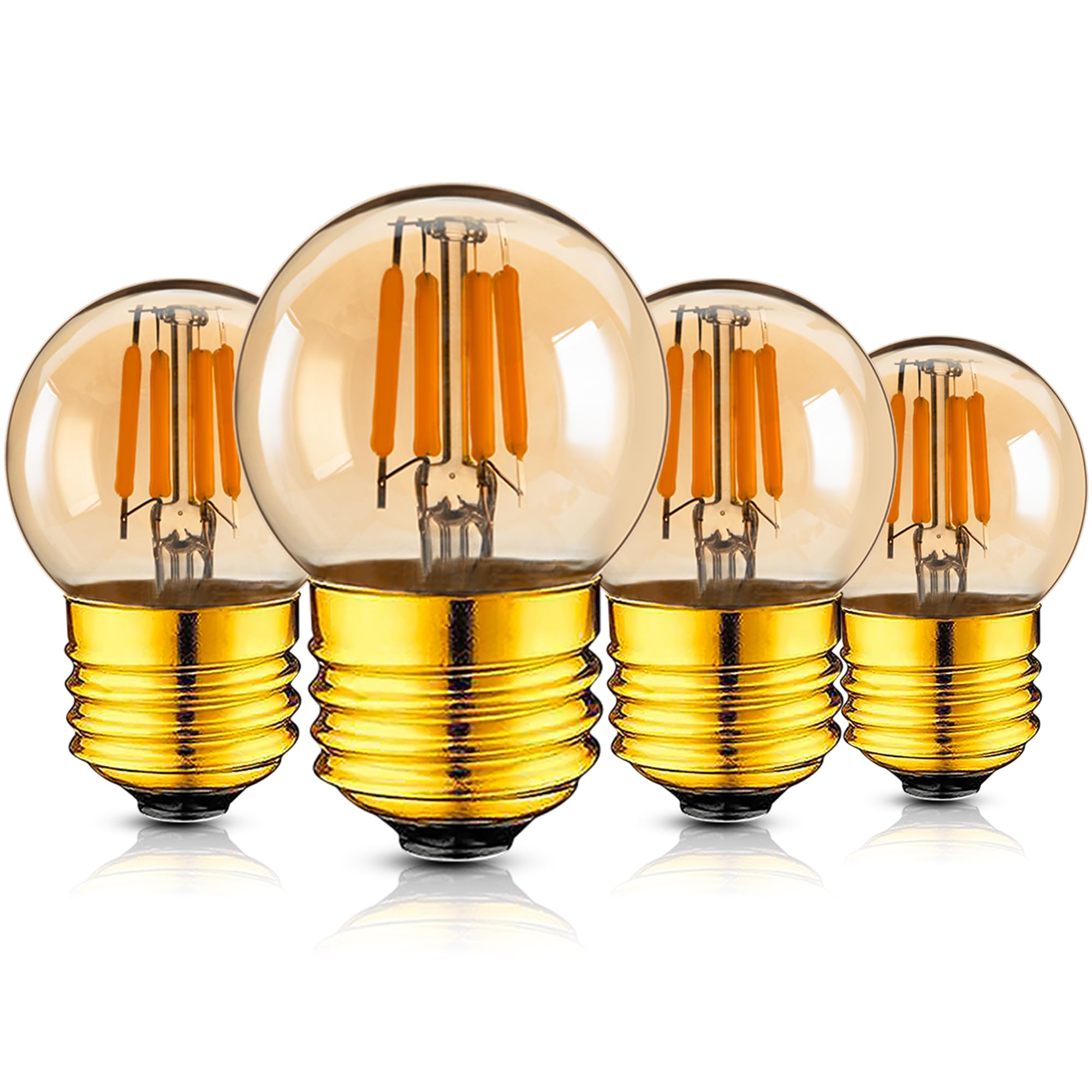 25 Watt Light Bulbs G40 E26 Low Wattage LED Light Bulbs 3 Watt Dimmable ...