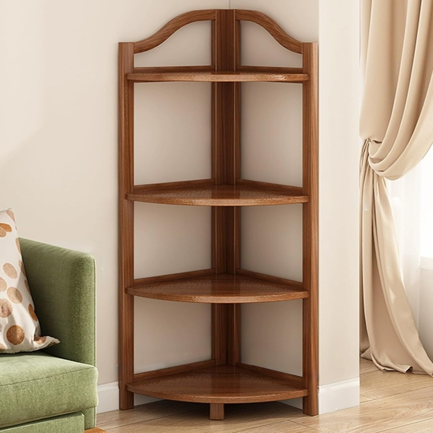Amazon.com: YUGXTH Corner Bookshelf, L Shaped Corner Shelf, Modern Free ...