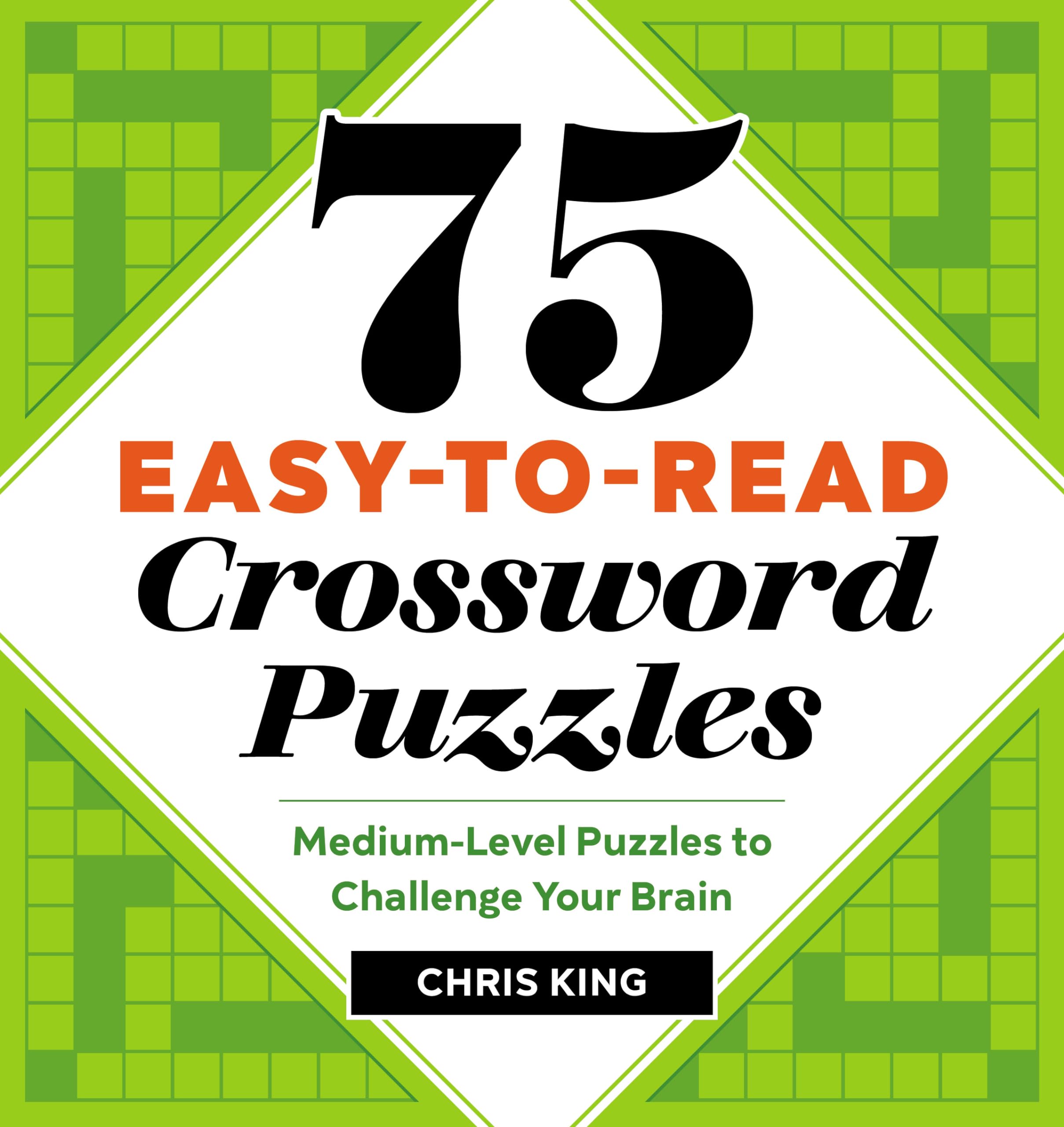 Amazon.com: 75 Easy-to-Read Crossword Puzzles: Medium-Level Puzzles to ...