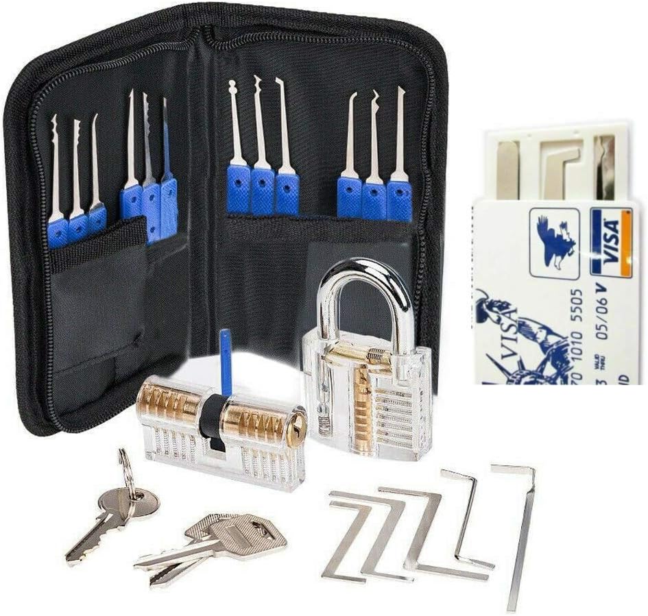 GOSO 24 piece lock pick set with free colour guide to lock picking ...